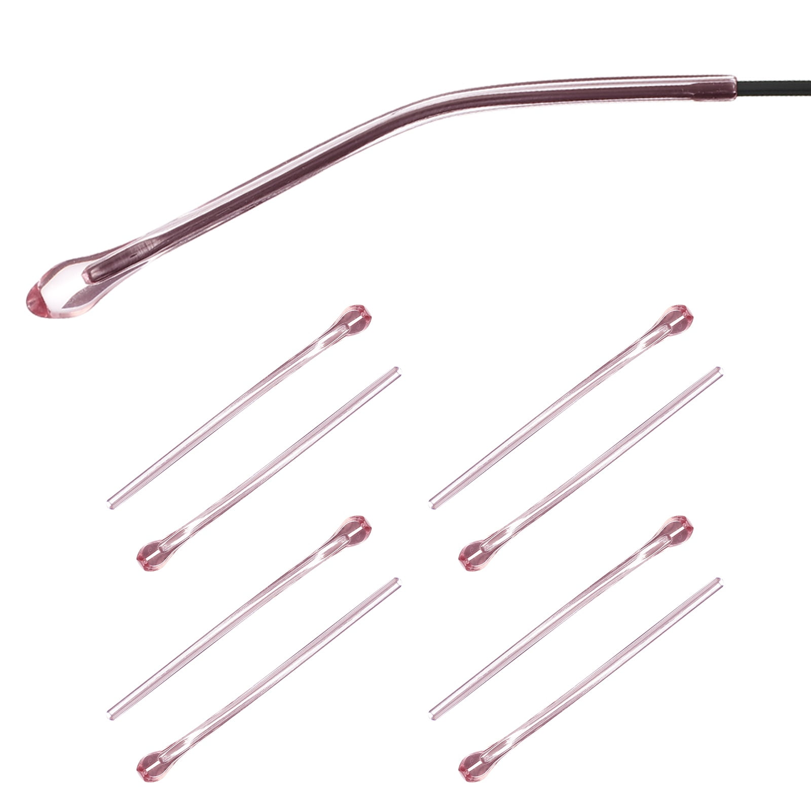 Uxcell 4 Pairs Eye Glass Replacement Temples, Plastic Anti-Slip ...
