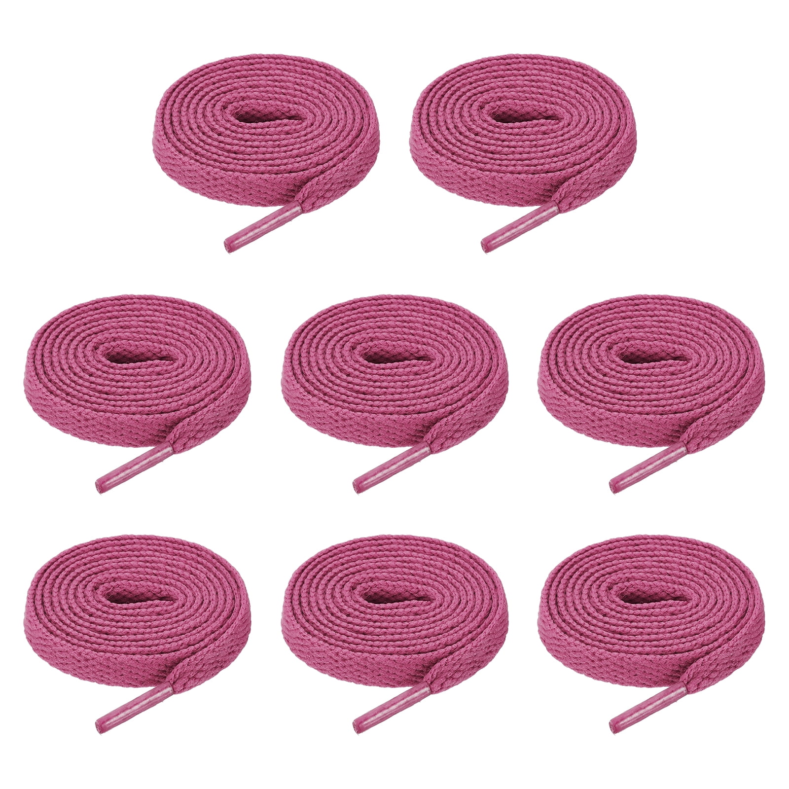 Uxcell 4 Pairs Flat Shoe Laces 5/16" x 80" Polyester Sneaker Shoestring ...