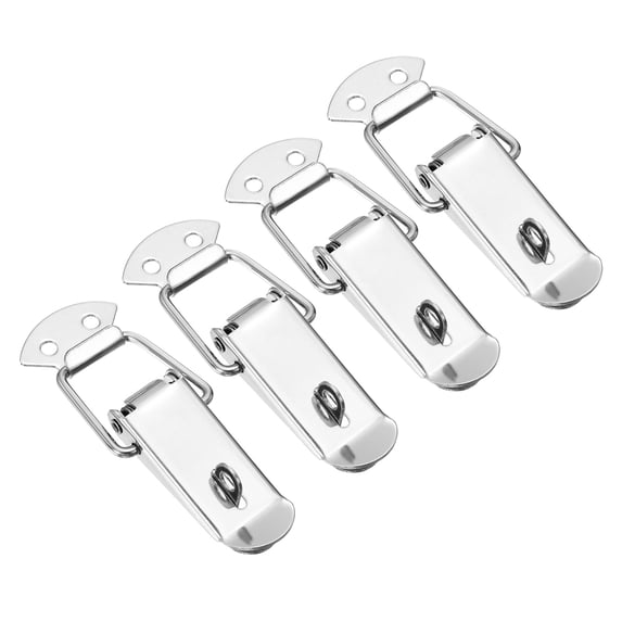 Uxcell 4 Pcs 0.8 Inch 201 Stainless Steel Spring Loaded Toggle Latch ...