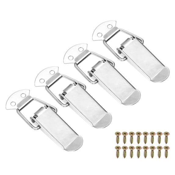 Uxcell 4 Pcs 0.8 Inch Cold-rolled Steel Spring Loaded Toggle Latch ...