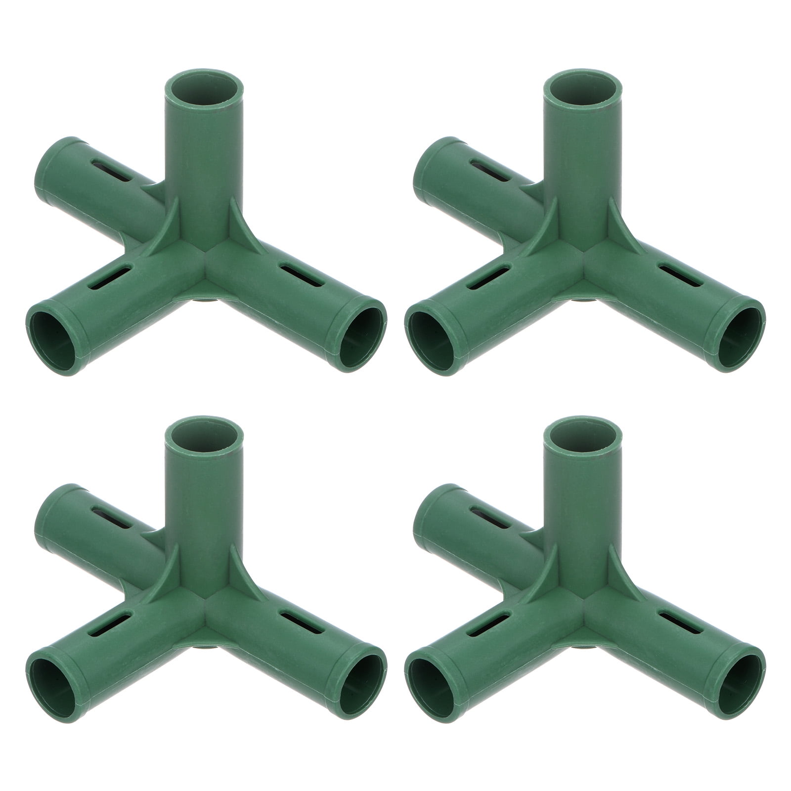 Uxcell 4 Pcs 19mm Greenhouse Frame Building Connectors, 4 Way Right ...
