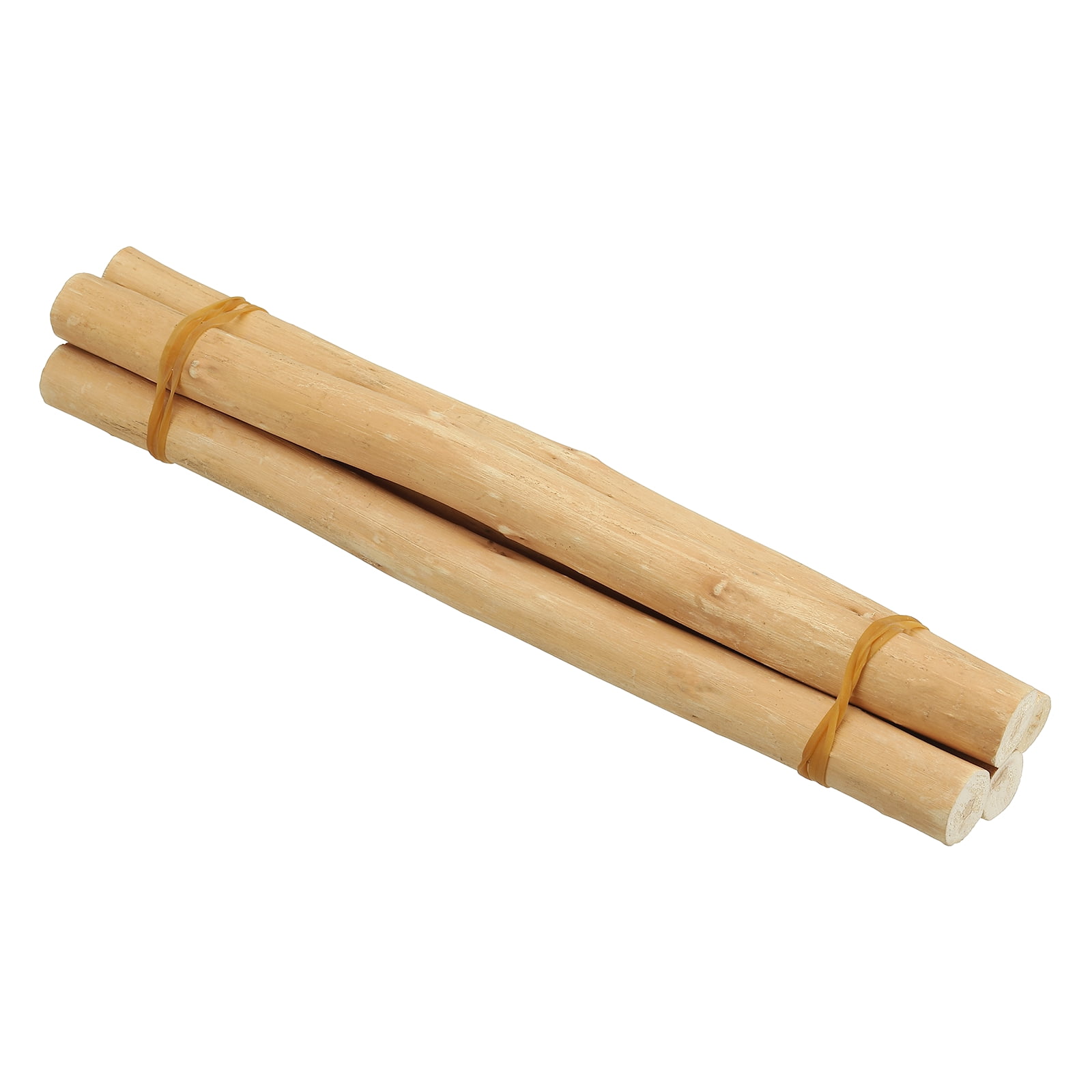 Uxcell 4 Pcs / 30cm Wood Log Sticks, 0.6-1.2inch inch in Diameter ...