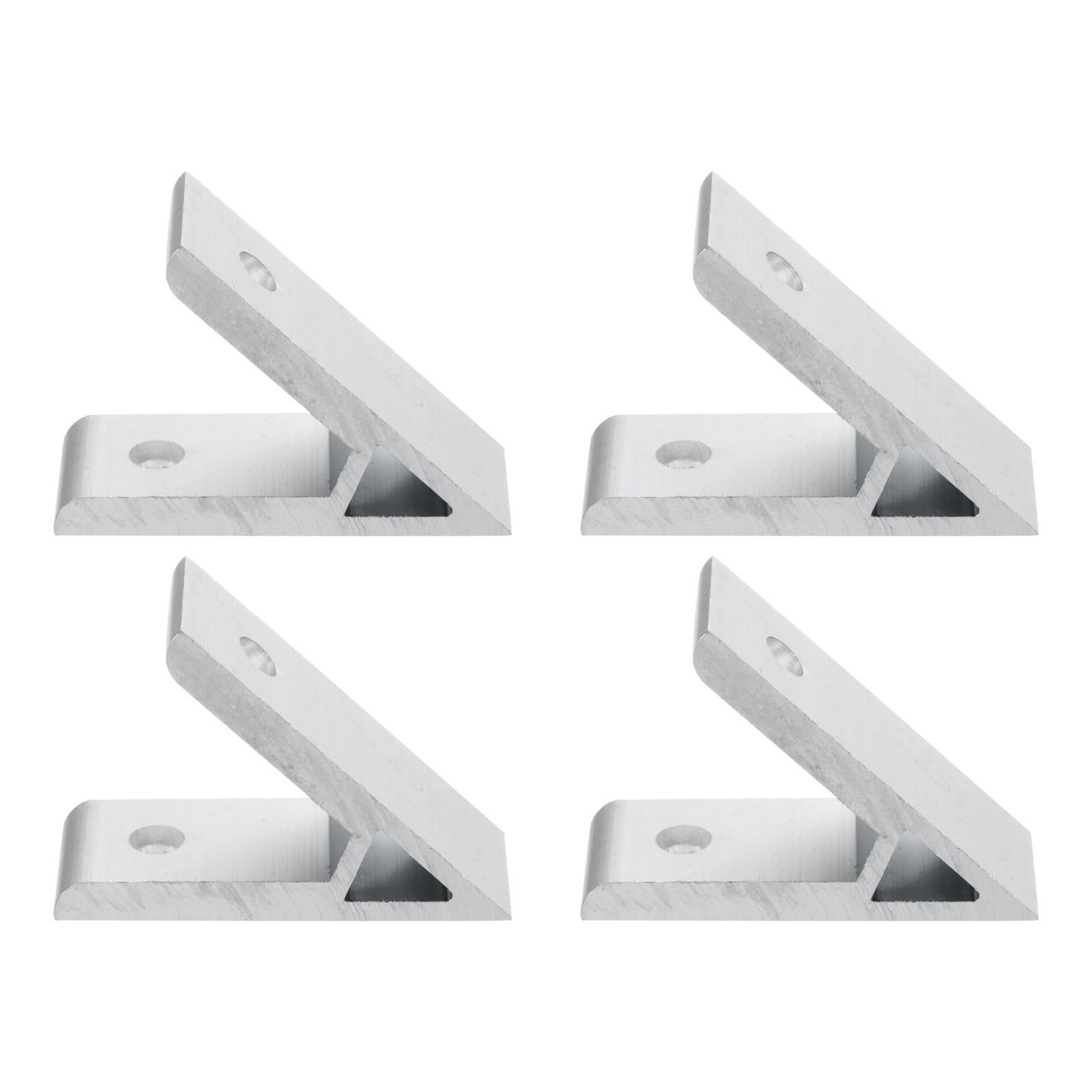 Uxcell 4 Pcs 45 Degree Aluminum Profile Corner Brackets, 2.36 x 0.87 ...