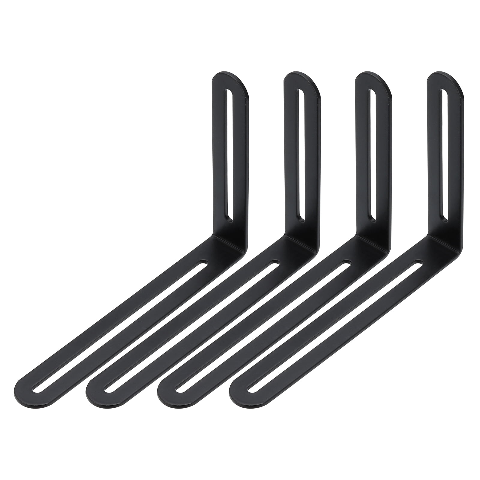 Uxcell 4 Pcs 6 1/2" Adjustable L-Shape Corner Brace with Slot Joint ...