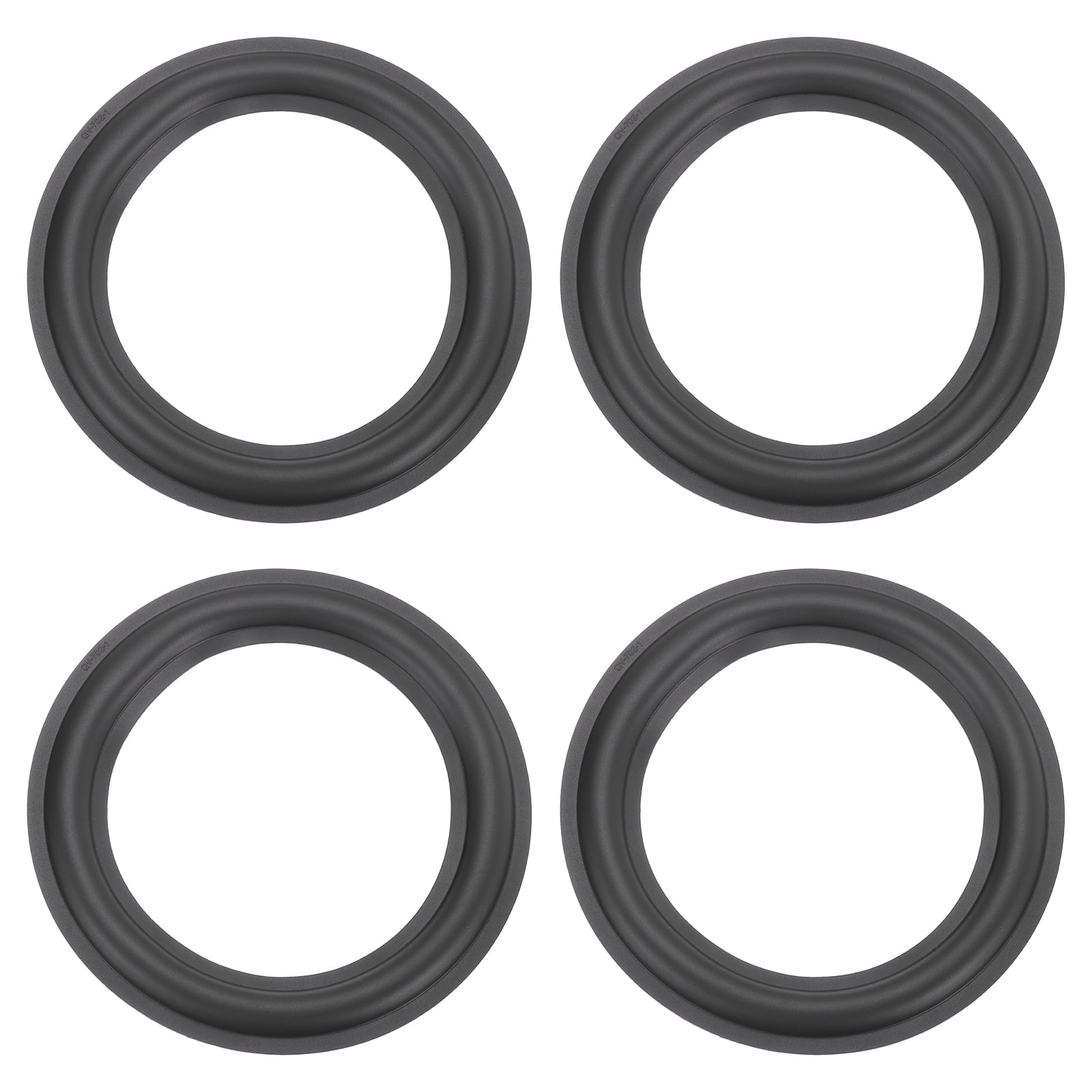 Uxcell 4 Pcs 7 Inch Rubber Speaker Edge Surround Rings 166x114mm(IDxOD ...