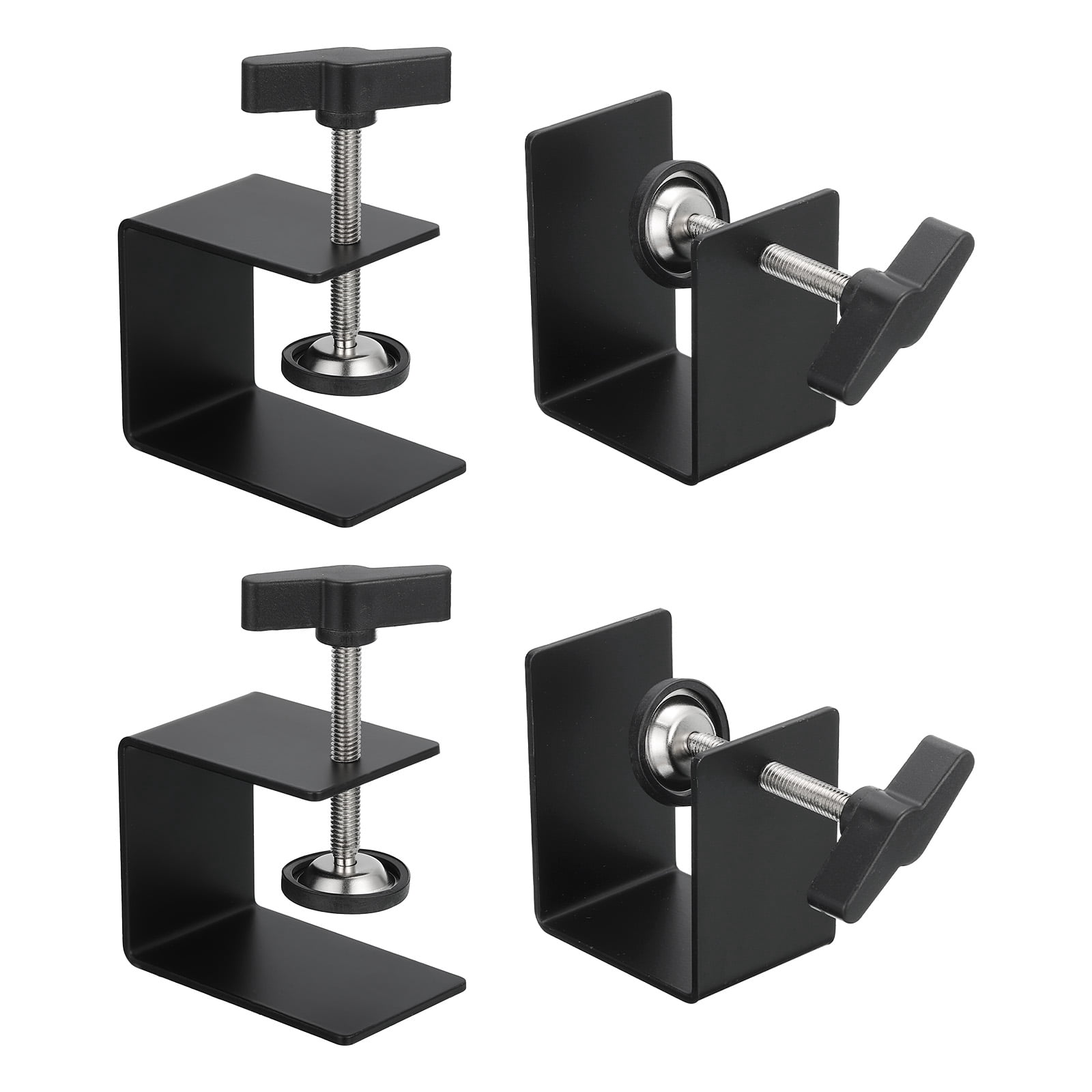 Uxcell 4 Pcs Aluminum Alloy Universal C Clamps, Heavy Duty G Clamp Base ...