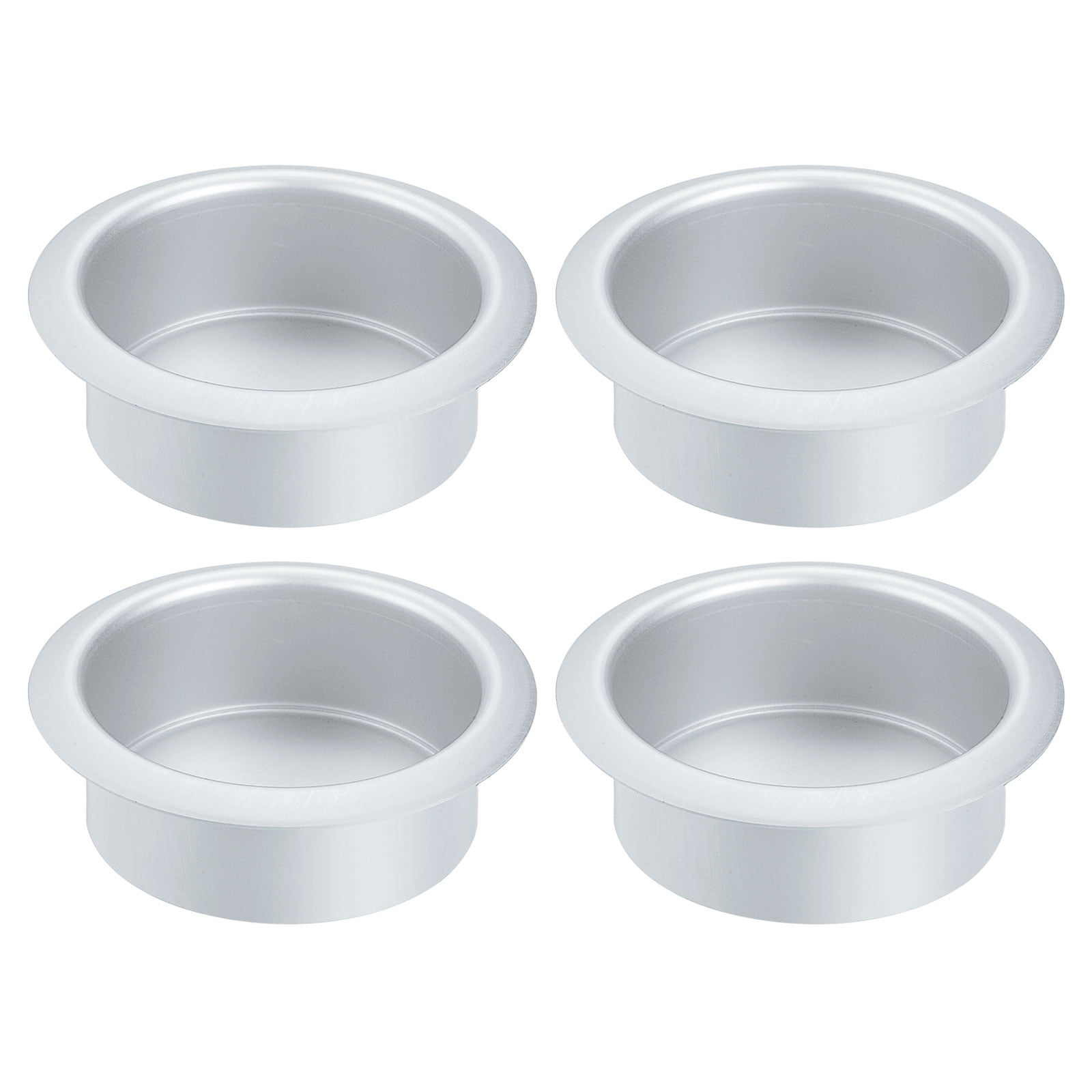 Uxcell 4 Pcs Aluminum Drop-in Cup, 1.34" x 4.02" Drink Can Holder Poker ...