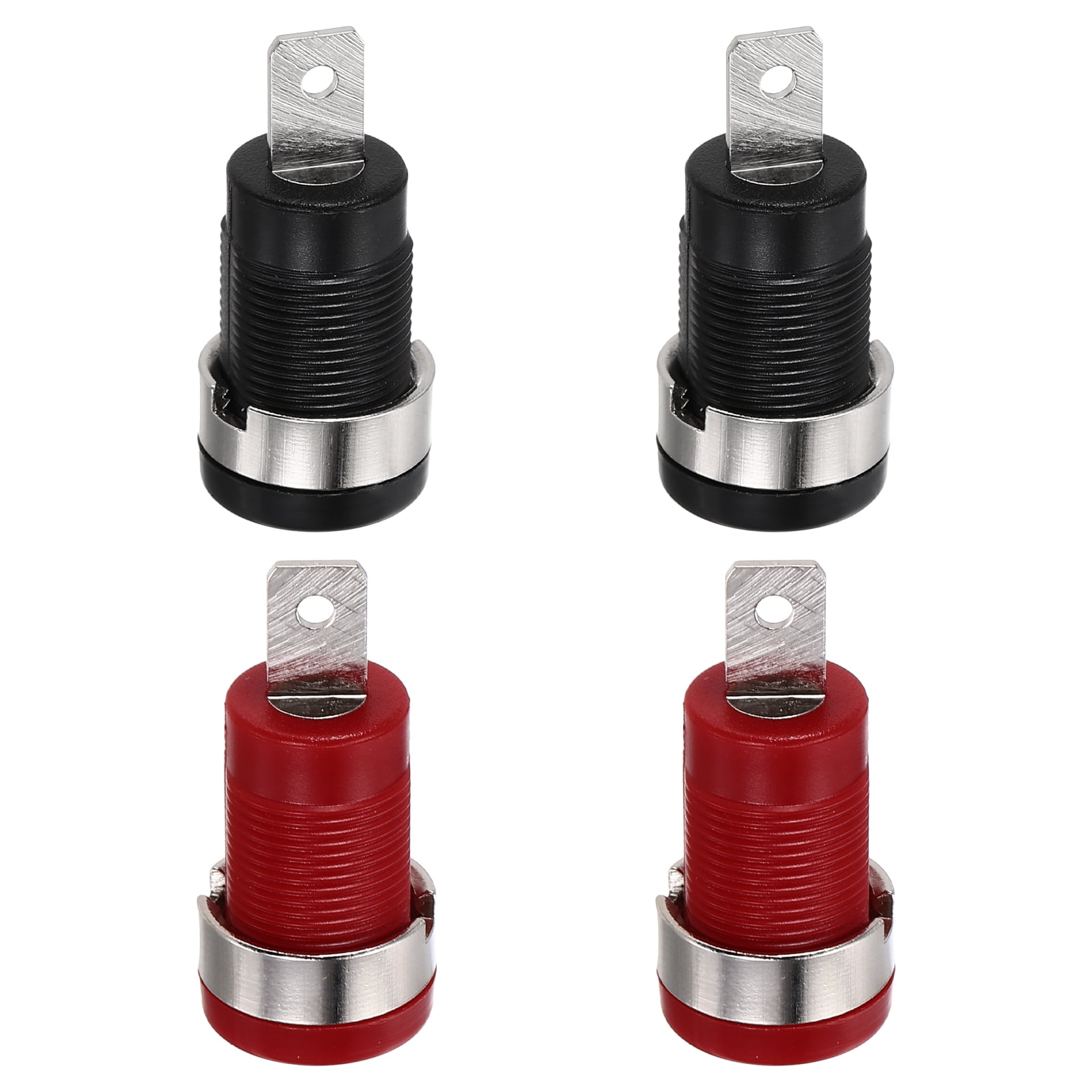 Uxcell 4 Pcs Banana Jack, 32A 12 x 4mm Panel Mount Banana Female Panel ...