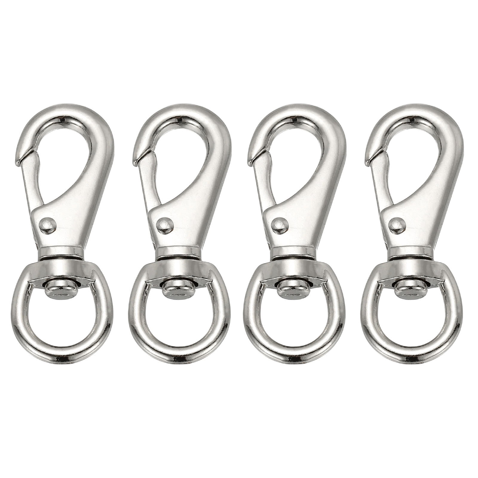 Uxcell 4 Pcs Flag Swivel Snap Clips, 3.2 Inch Heavy Duty Alloy Flag ...