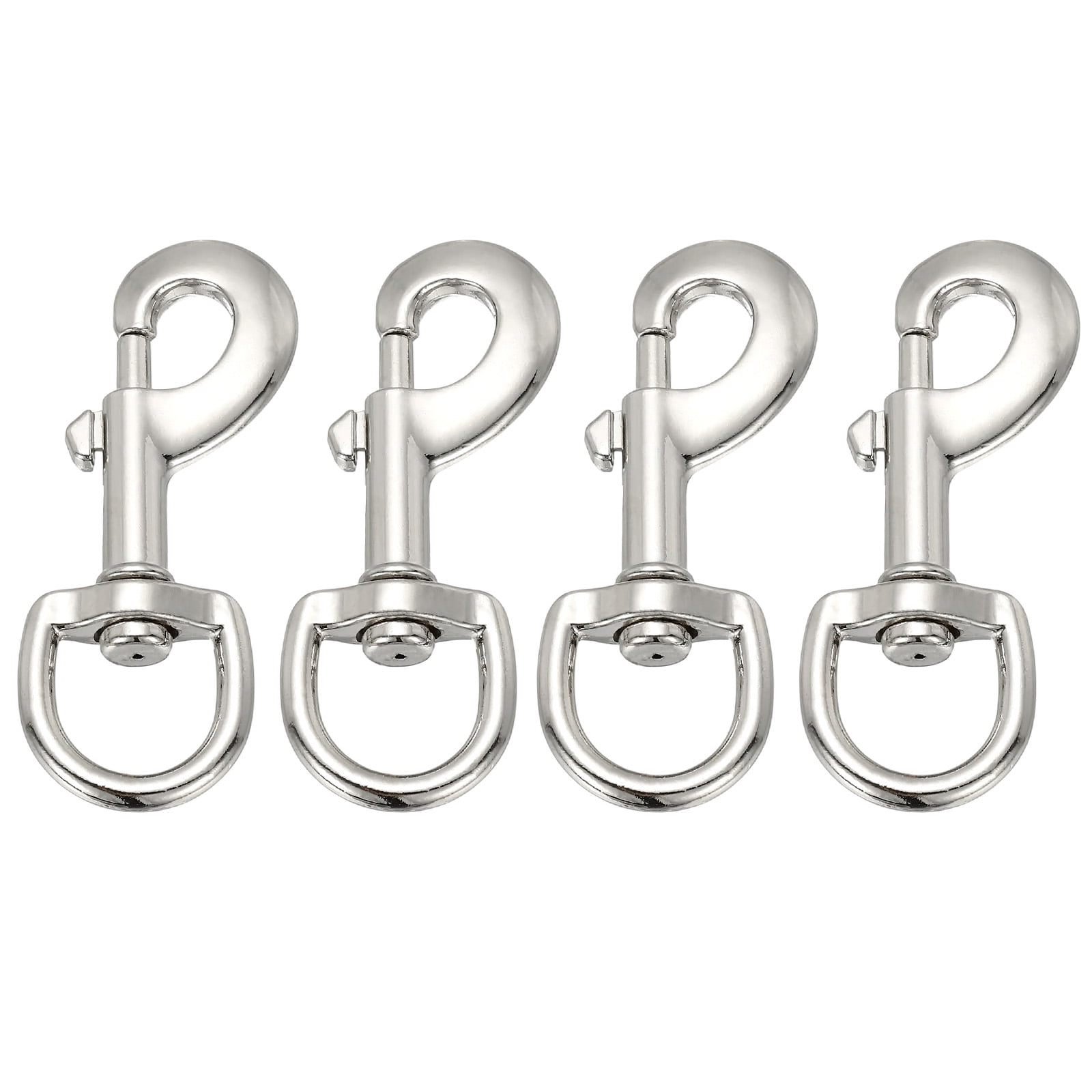 Uxcell 4 Pcs Flag Swivel Snap Clips, 3.2 Inch Heavy Duty Alloy Flag ...