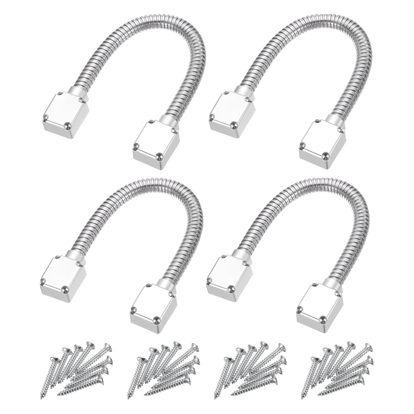 Uxcell 4 Pcs Flexible Door Loop Wire Protection Sleeving Door Lock Wire ...