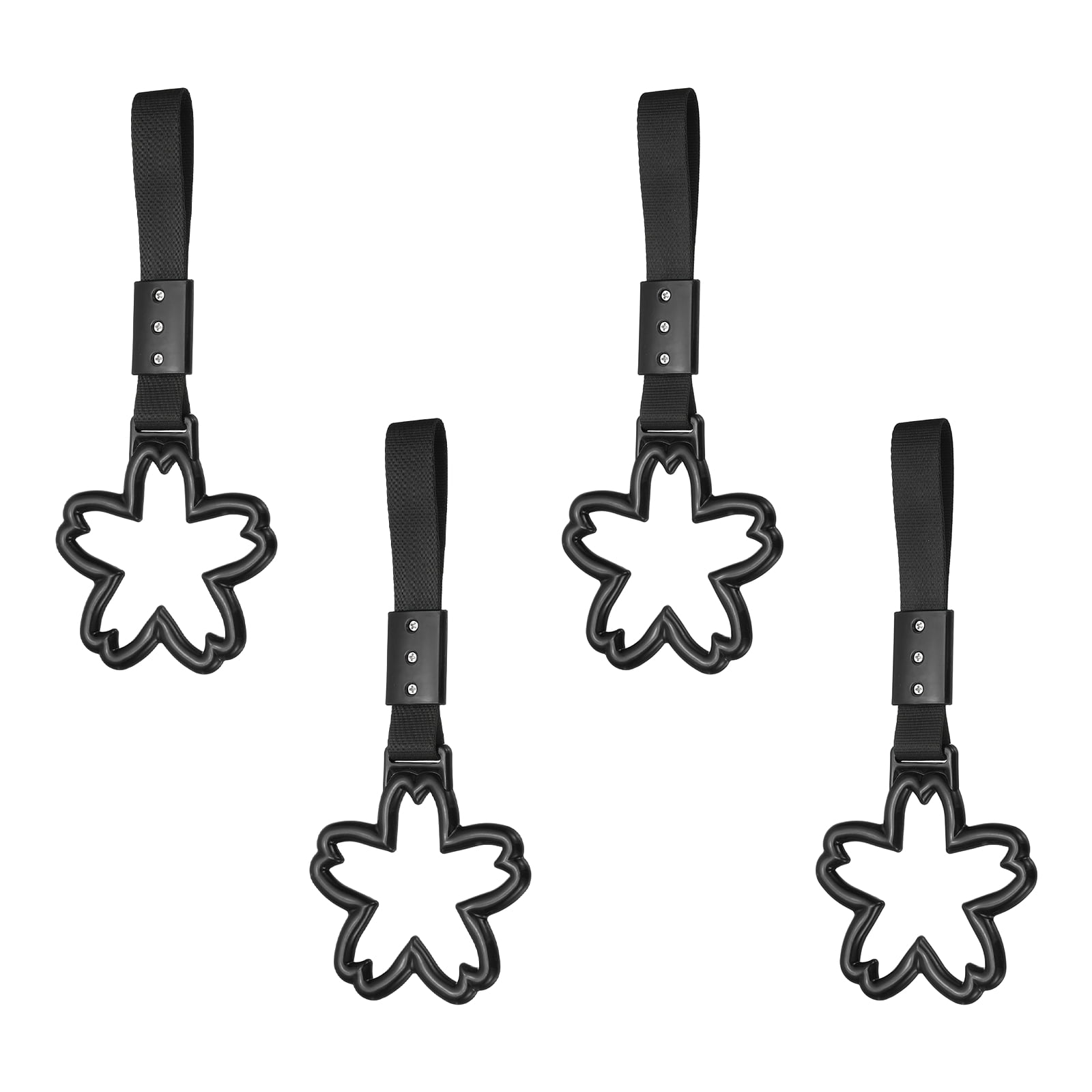 Uxcell 4 Pcs Flower Shaped Car Handle Straps, Car Hanging Accessories ...