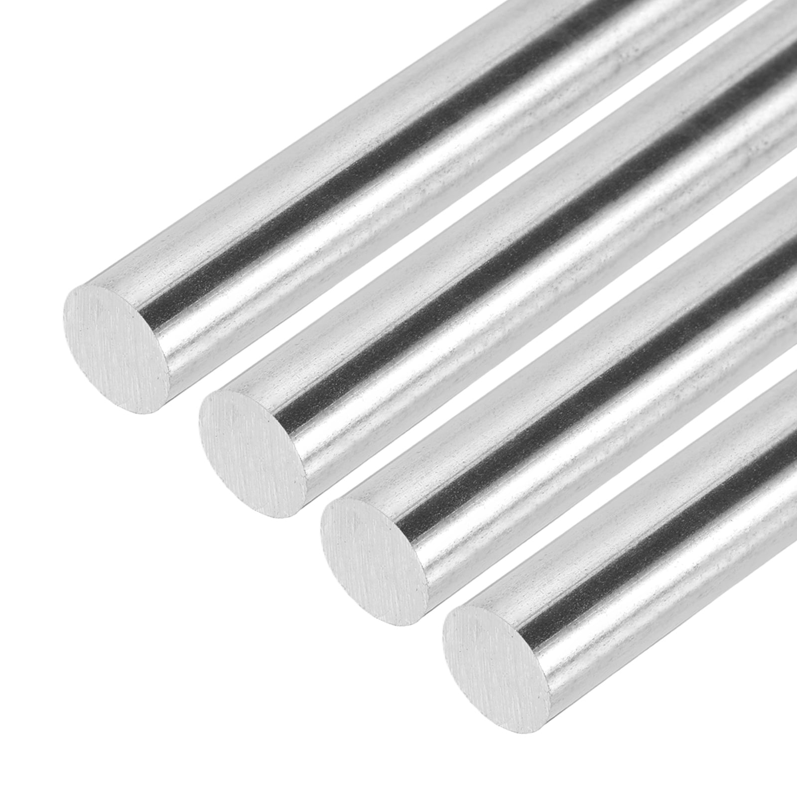 Uxcell 4 Pcs Linear Motion Rods, 10mm(3/8") OD 300mm(0.98ft) Length ...