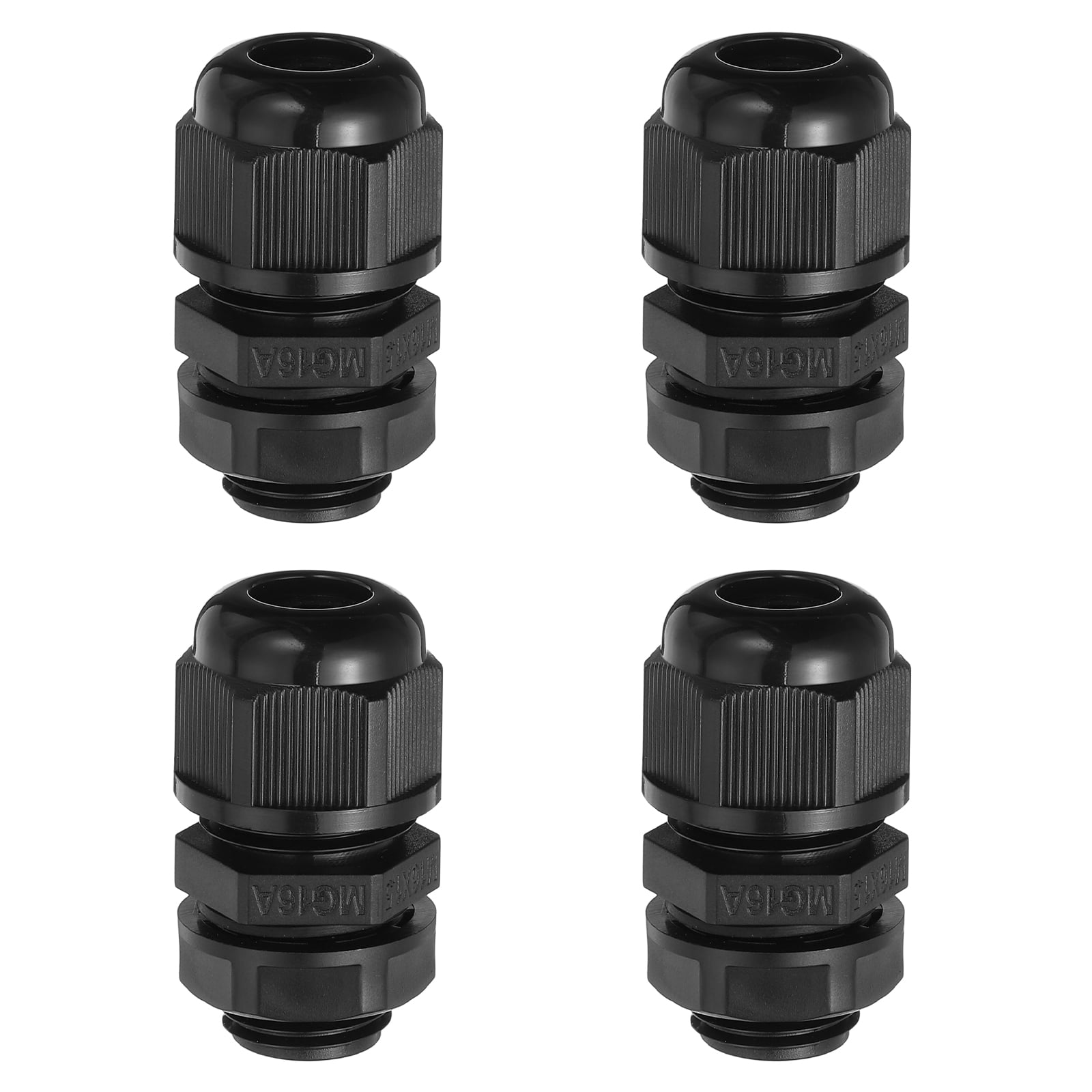 Uxcell 4 Pcs M16 Cable Gland, 6-10mm Wire Hole Waterproof Nylon Cable ...