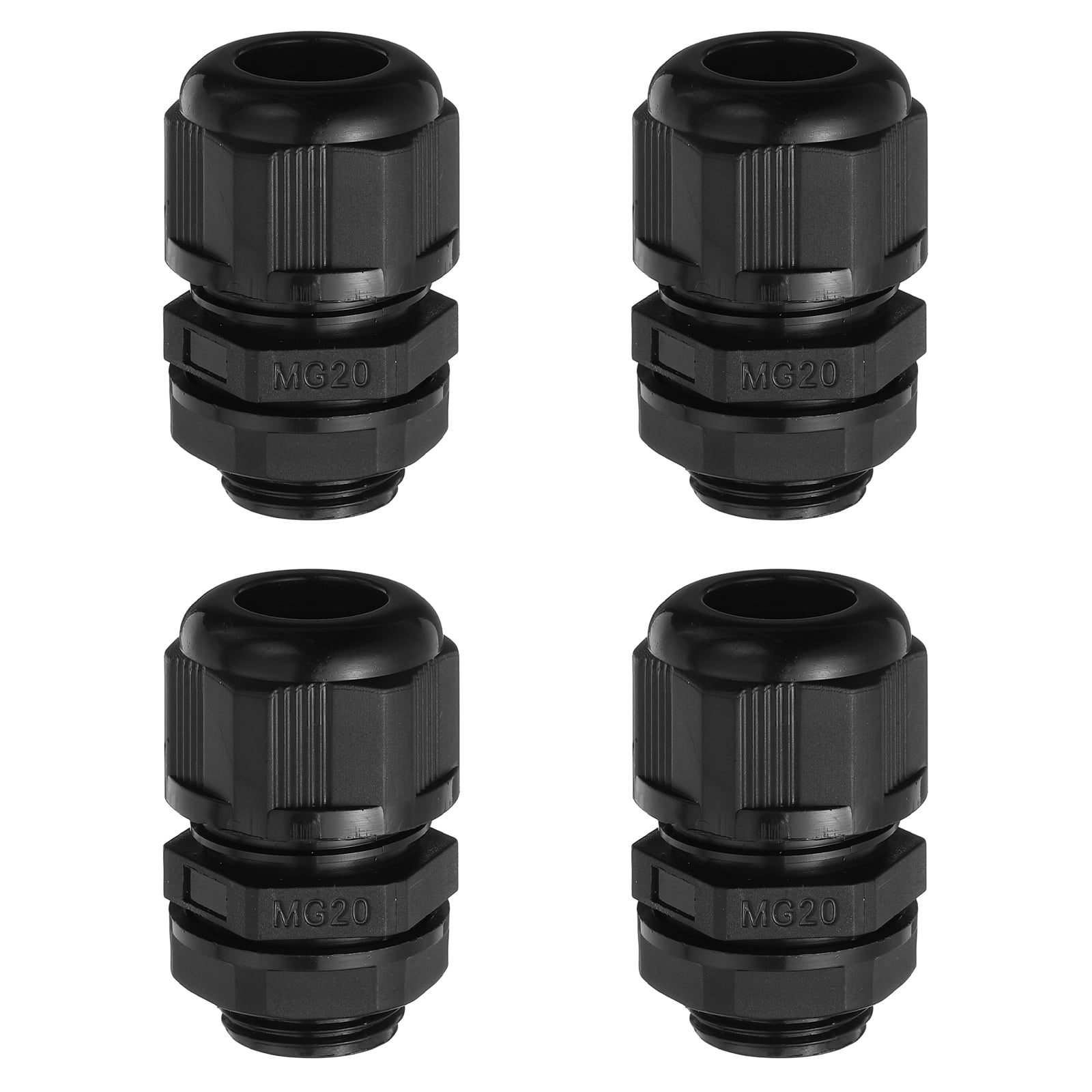 Uxcell 4 Pcs M20 Cable Gland, 9-14mm Wire Hole Waterproof Nylon Cable ...