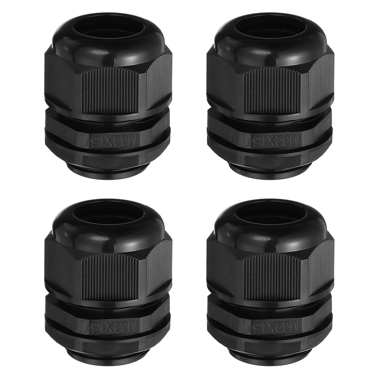 Uxcell 4 Pcs M32 Cable Gland, 18-25mm Wire Hole Waterproof Nylon Cable ...