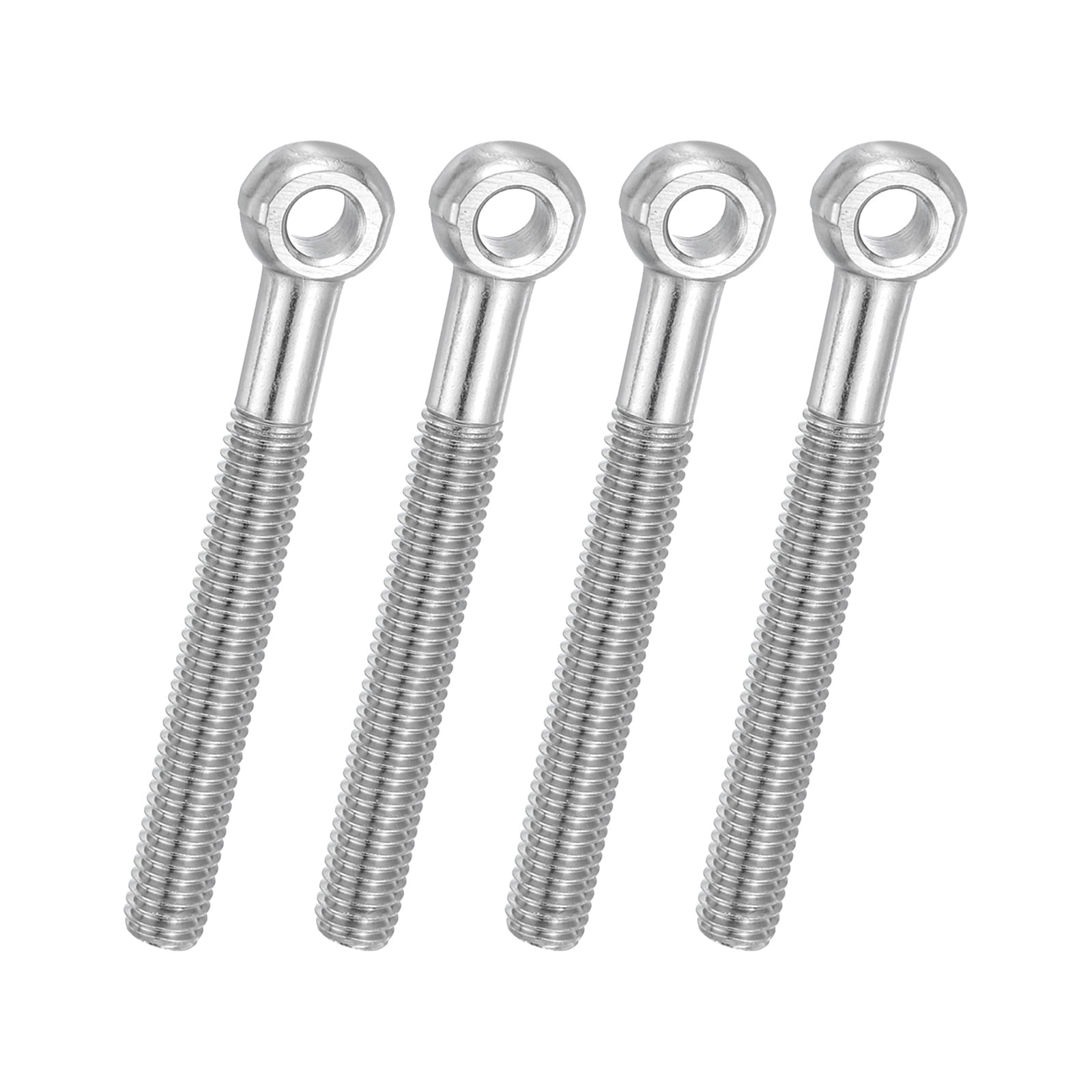 Uxcell 4 Pcs M8x75mm Shoulder Swing Lifting Eye Bolt, 304 Stainless ...