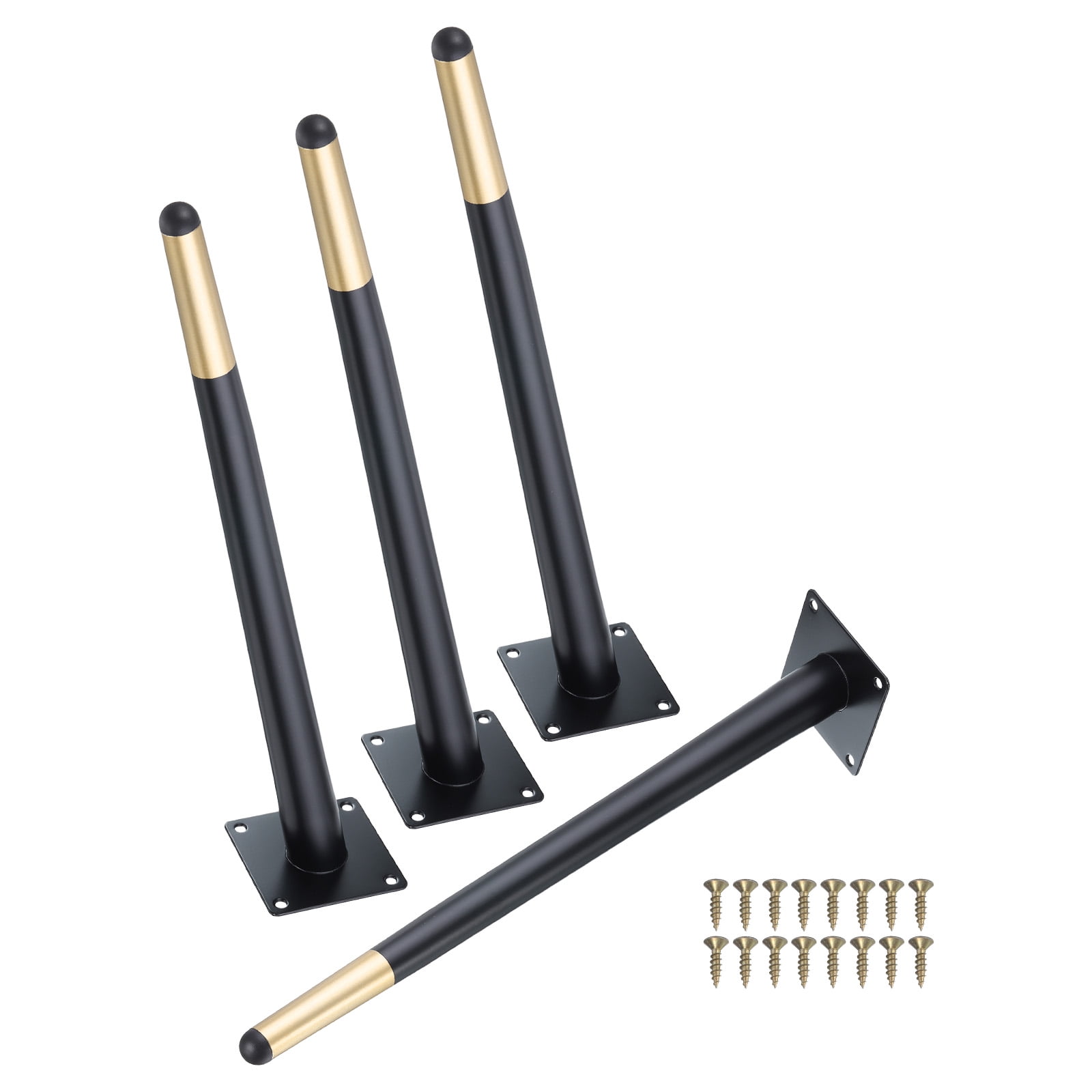 Uxcell 4 Pcs Metal Furniture Leg, Replacement Couch Legs Cabinet Feet ...