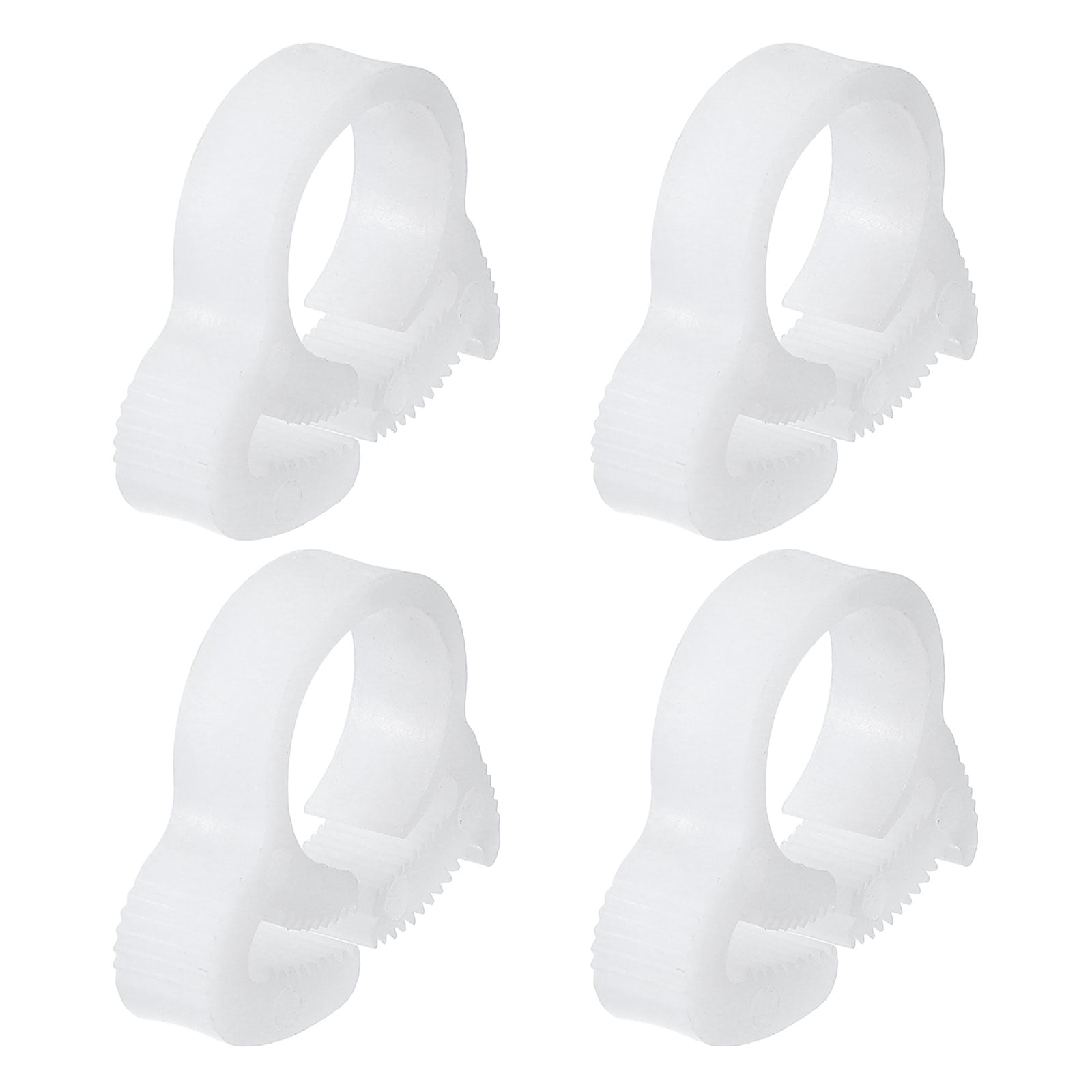 Uxcell 4 Pcs Plastic Hose Clamps, 1/2 Inch Heavy Duty Speedy Double ...