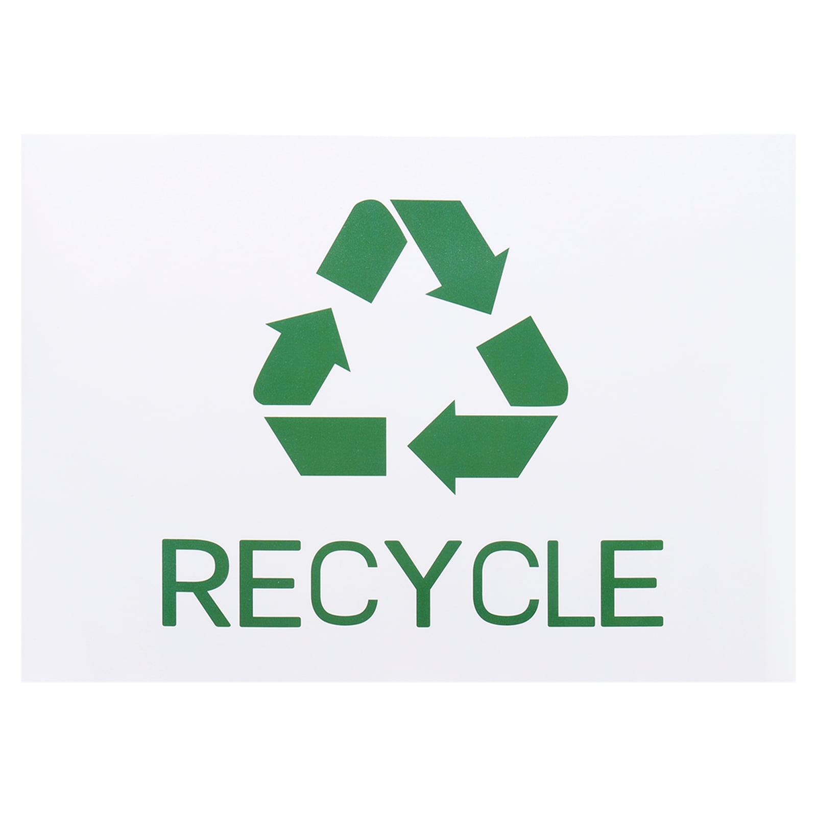 Uxcell 4 Pcs Recycle Sign Decals Recycle and Trash Symbols Sticker for ...