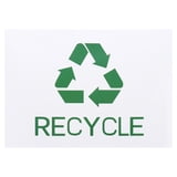 Uxcell 4 Pcs Recycle Sign Decals Recycle and Trash Symbols Sticker for ...