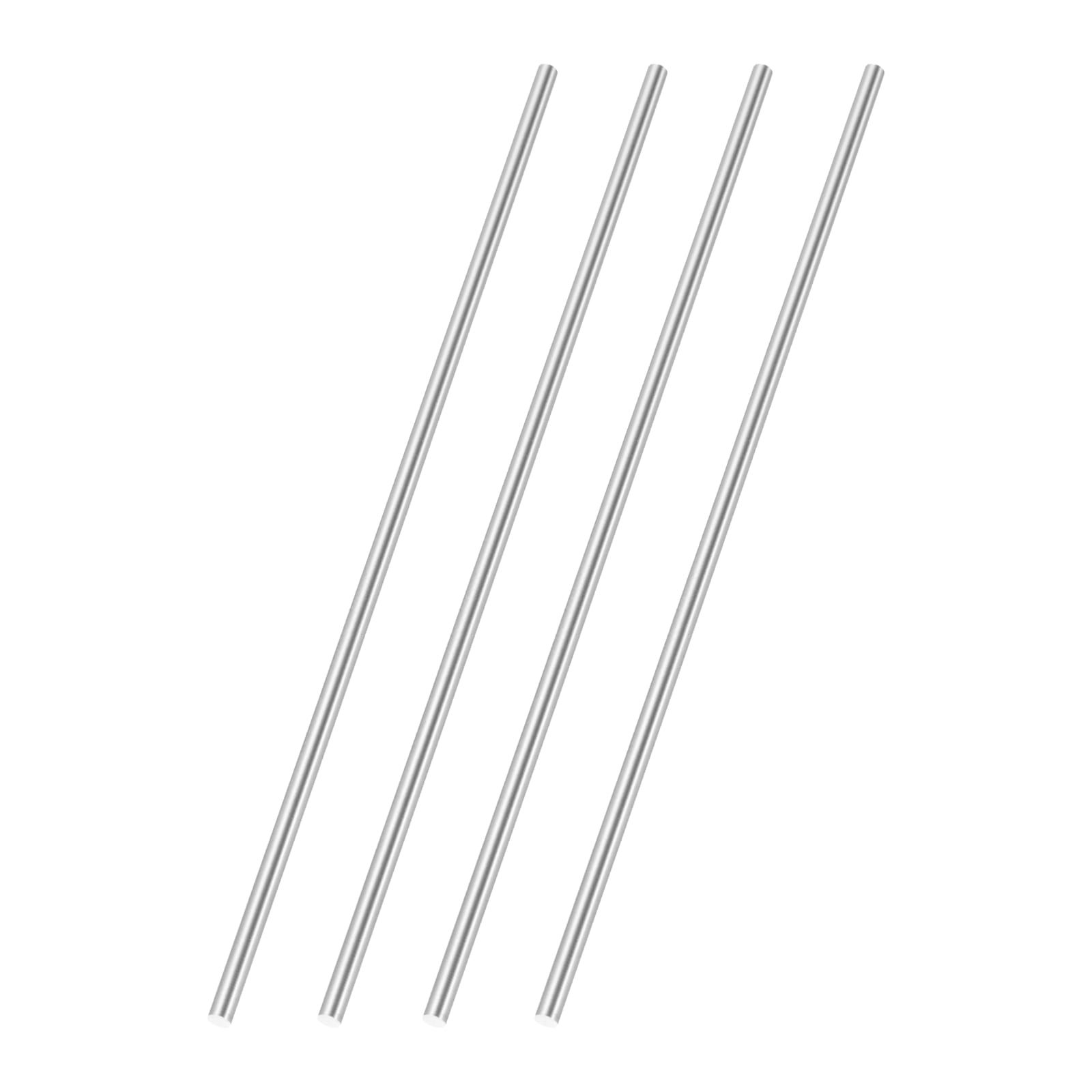 Uxcell 4 Pcs Round Steel Rod 3.5mm Diameter HSS Lathe Bar Stock Tool ...