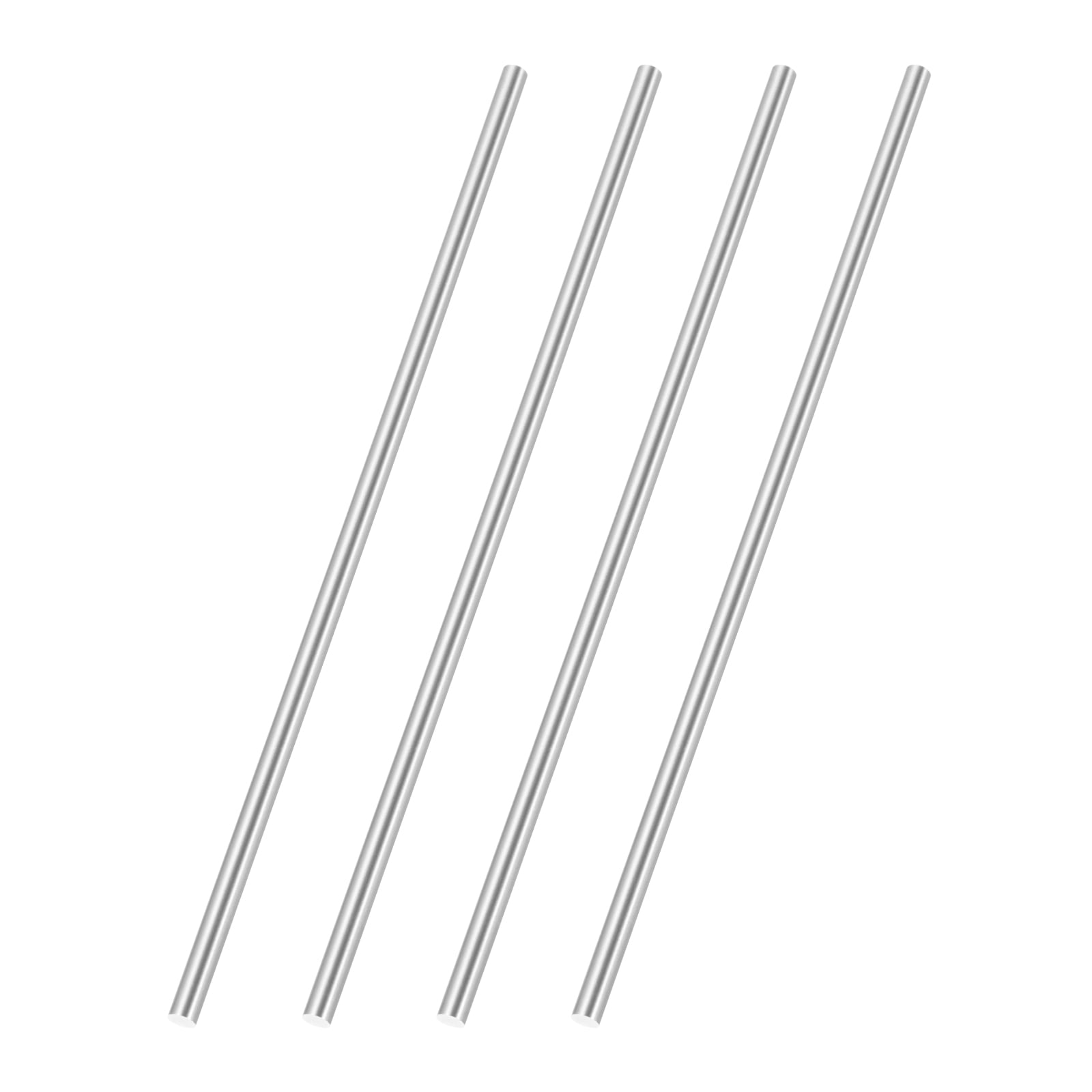 Uxcell 4 Pcs Round Steel Rod 4.5mm Diameter HSS Lathe Bar Stock Tool ...