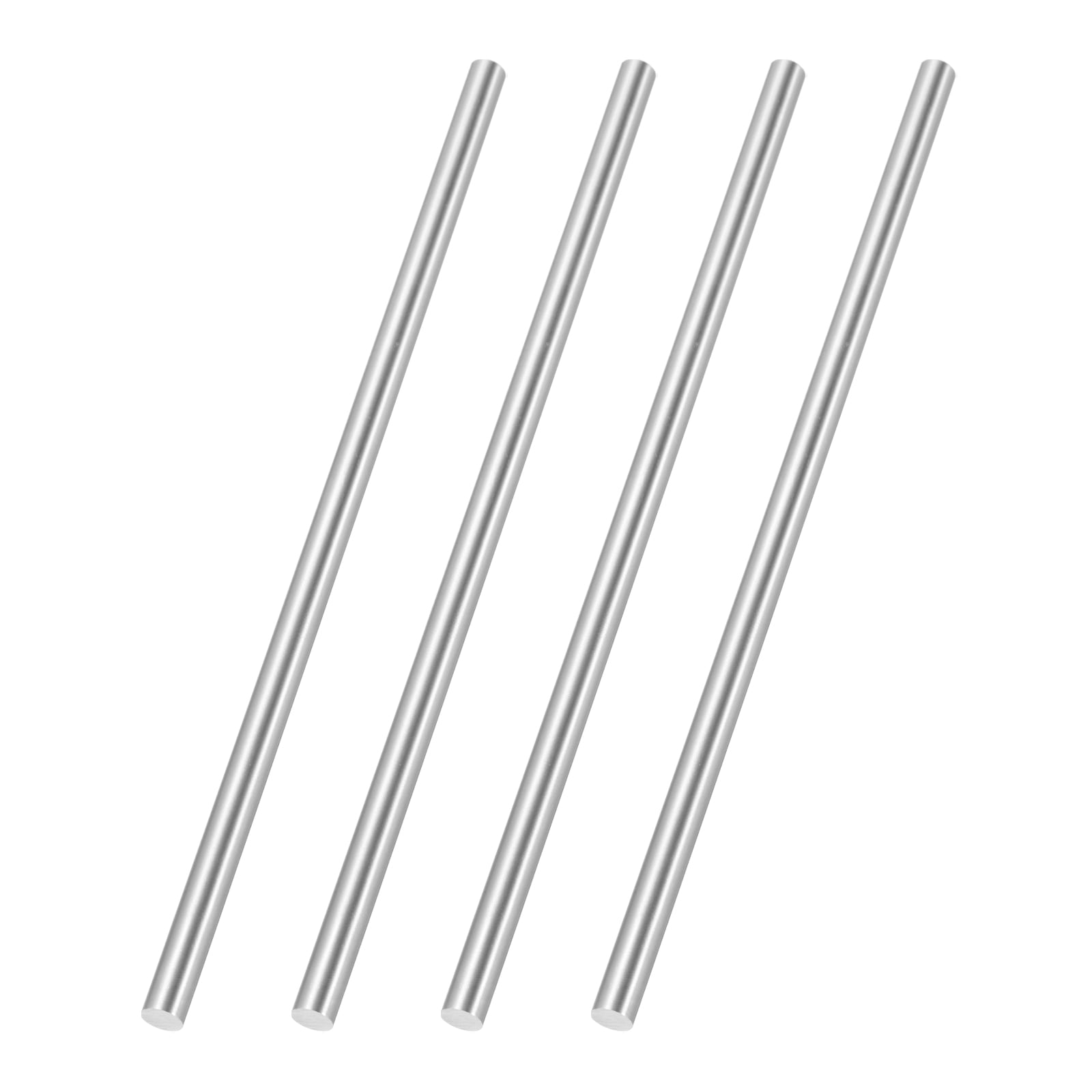 Uxcell 4 Pcs Round Steel Rod 6mm Diameter HSS Lathe Bar Stock Tool ...
