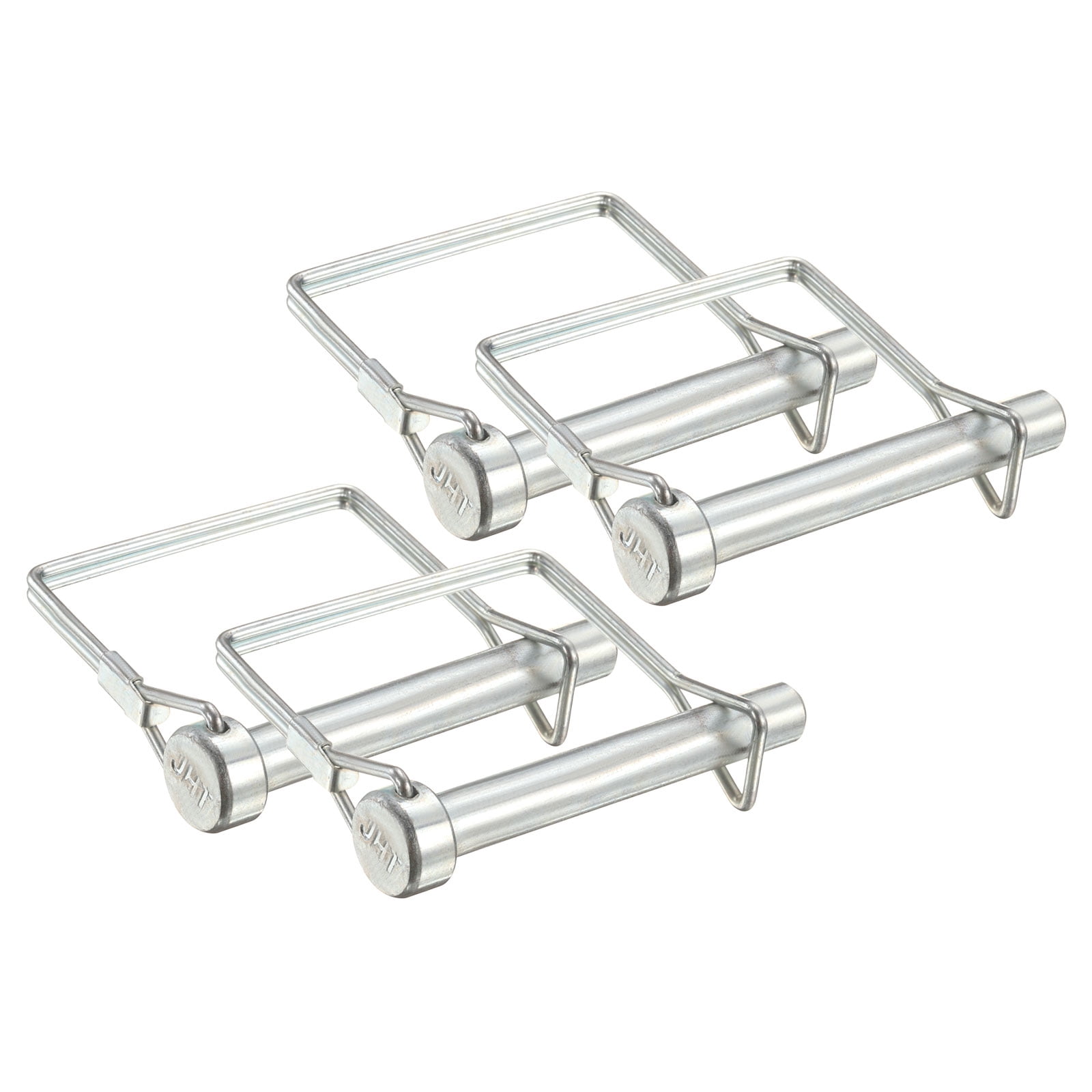 Uxcell 4 Pcs Trailer Coupler Pin, 3/8" x 2.6" Square Safety Wire Spring ...
