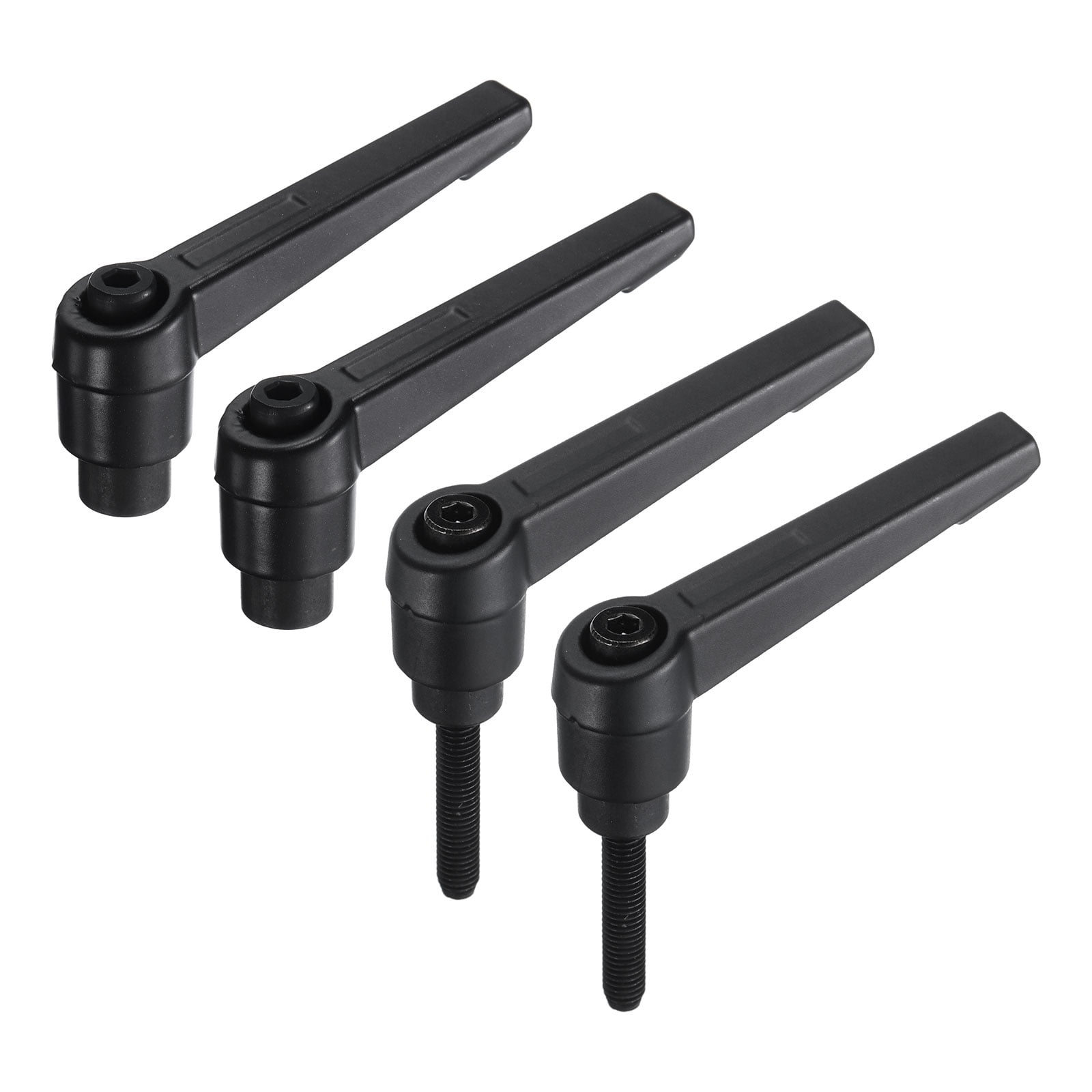 Uxcell 4 Pieces Clamping Lever Adjustable Handle Set Metric M5 x 25mm ...