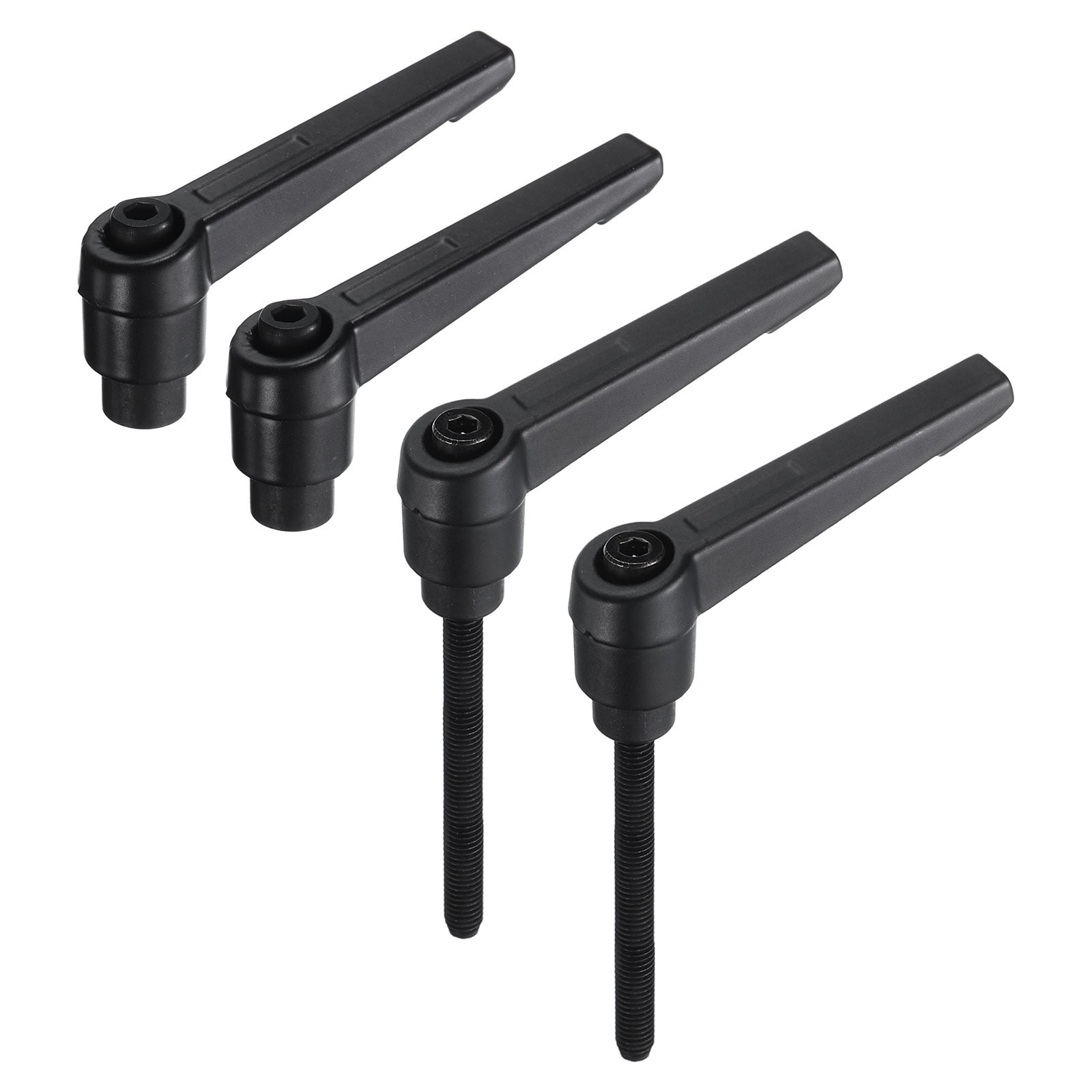 Uxcell 4 Pieces Clamping Lever Adjustable Handle Set Metric M5 x 50mm ...