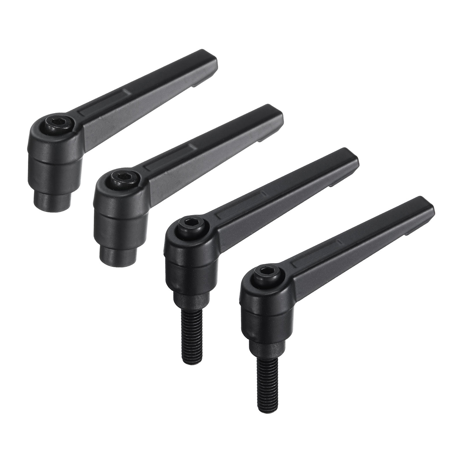 Uxcell 4 Pieces Clamping Lever Adjustable Handle Set Metric M6 x 20mm ...