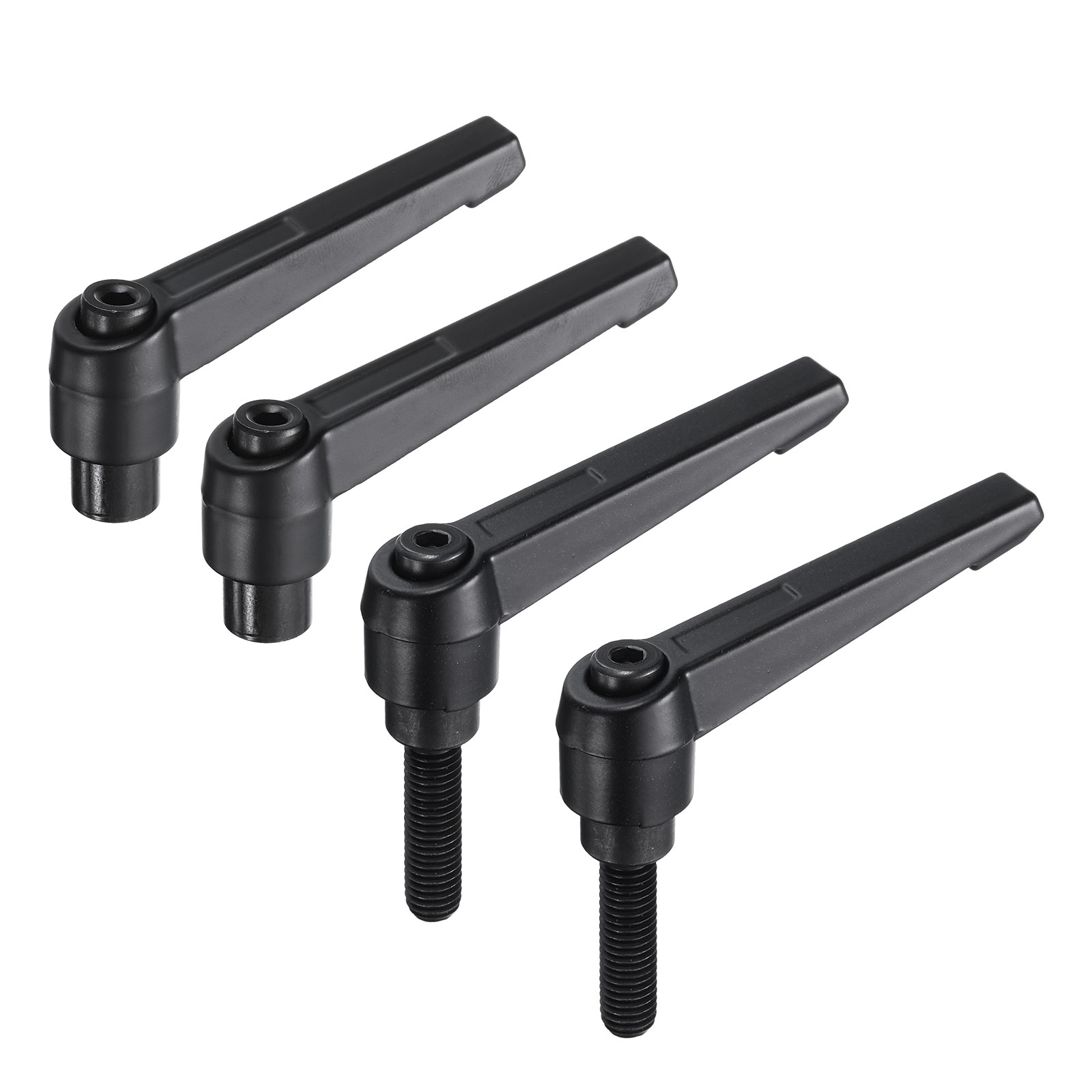 Uxcell 4 Pieces Clamping Lever Adjustable Handle Set Metric M8 x 32mm ...