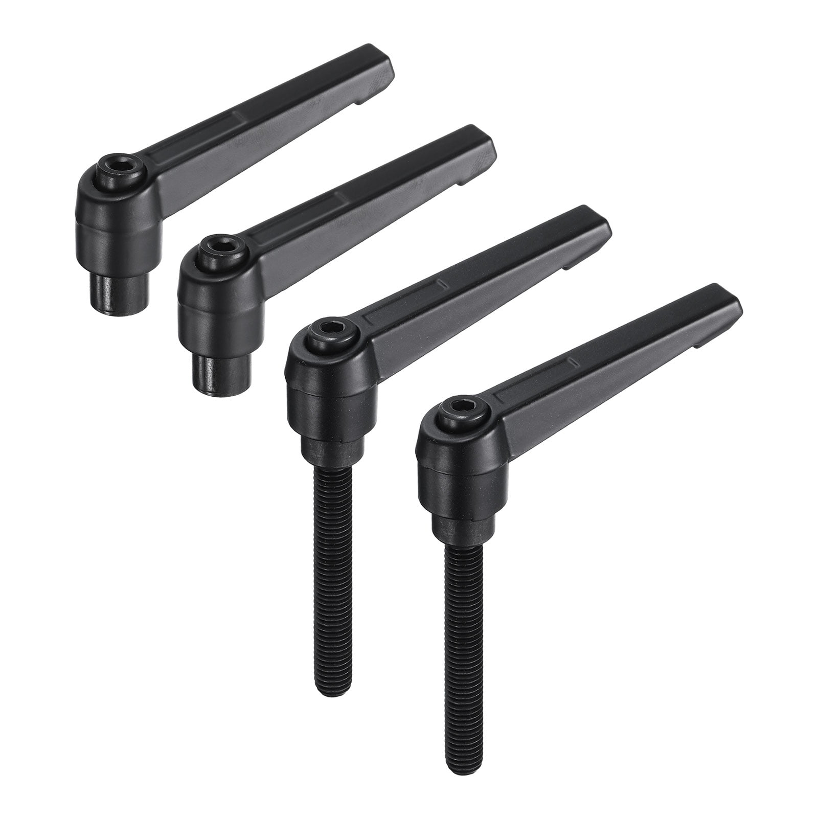 Uxcell 4 Pieces Clamping Lever Adjustable Handle Set Metric M8 x 60mm ...