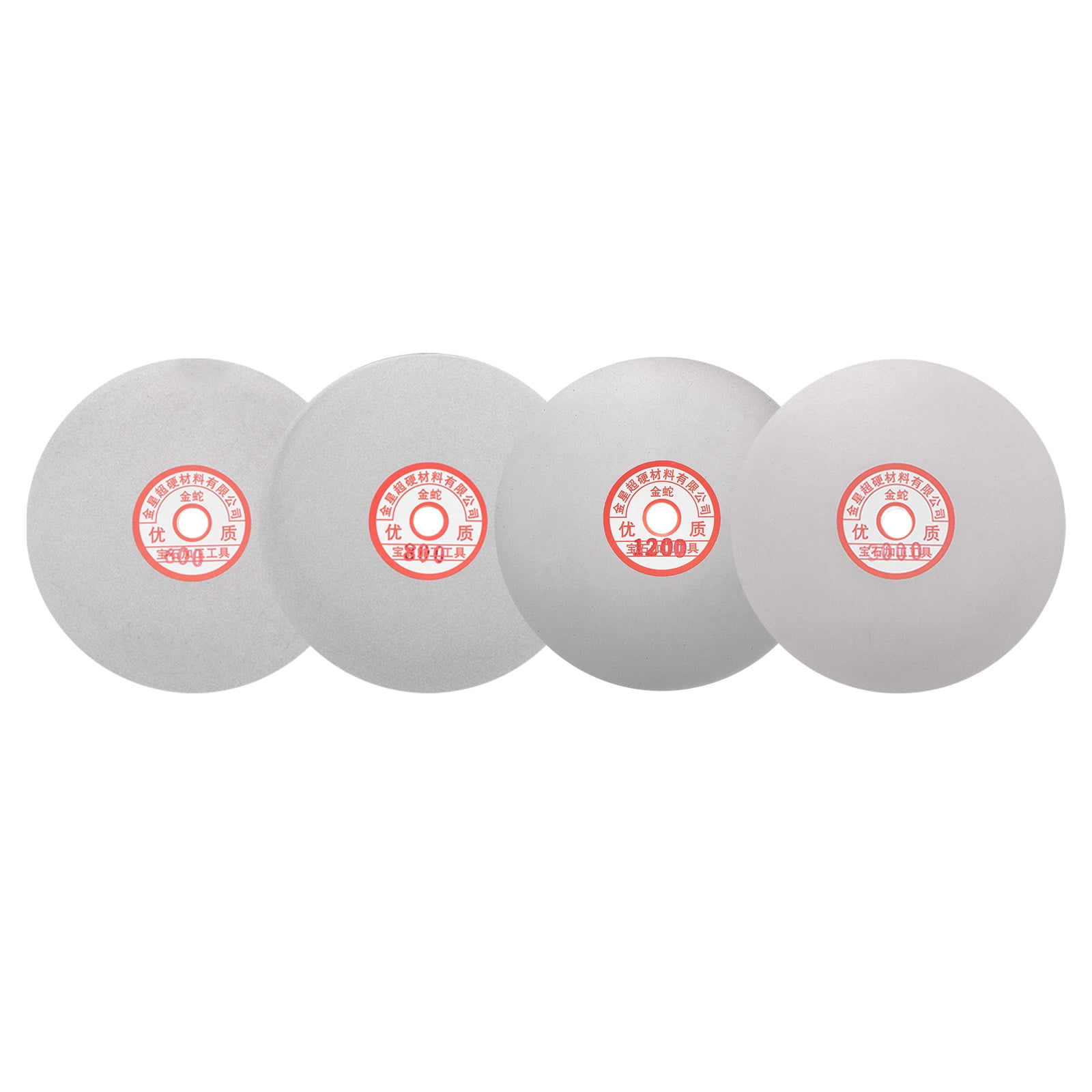 Uxcell 4 Pieces Diamond Sanding Grinding Disc Set 6" Grit 600/800/1200 ...