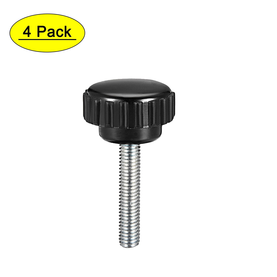 Uxcell Knurled Clamping Knobs Threaded Stud Head Thumb Screws M5 x 25mm - Walmart.com