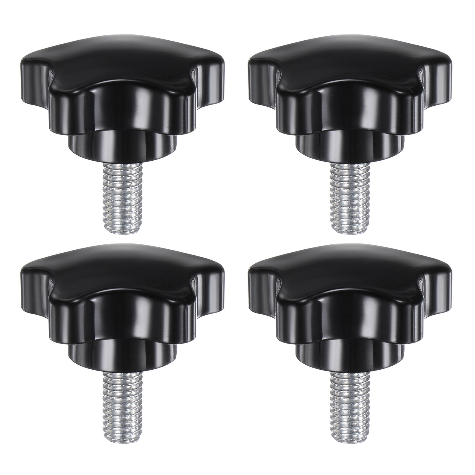 Uxcell 4 Pieces Star Clamping Knobs M8 x 16mm Metric Thread 39mm Large ...
