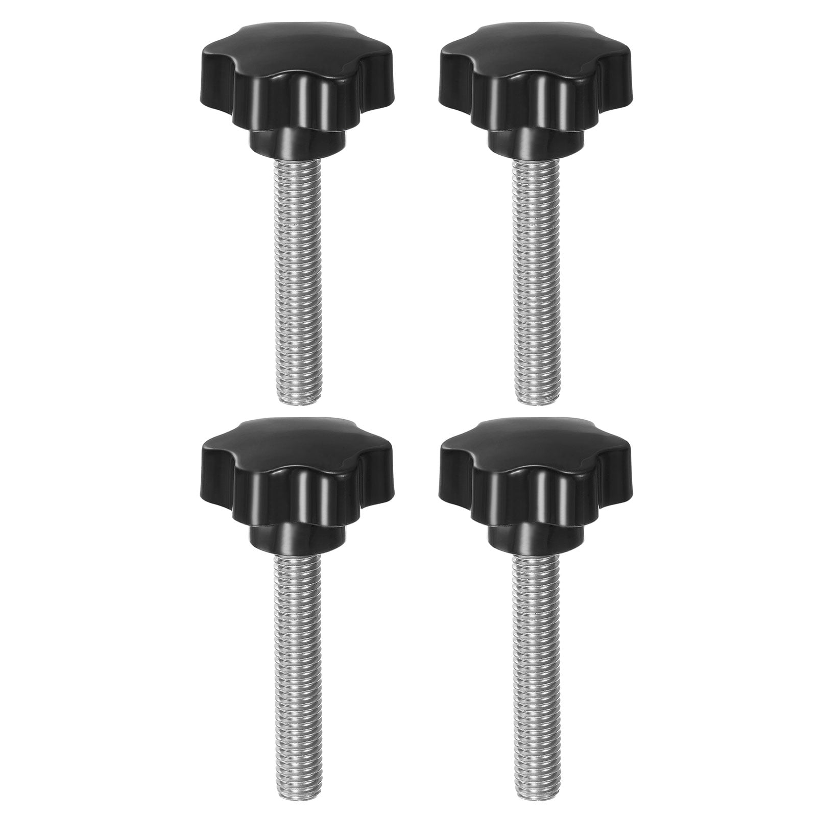 Uxcell 4 Pieces Star Knobs M12 x 70mm 304 Stainless Steel Threaded Stud ...