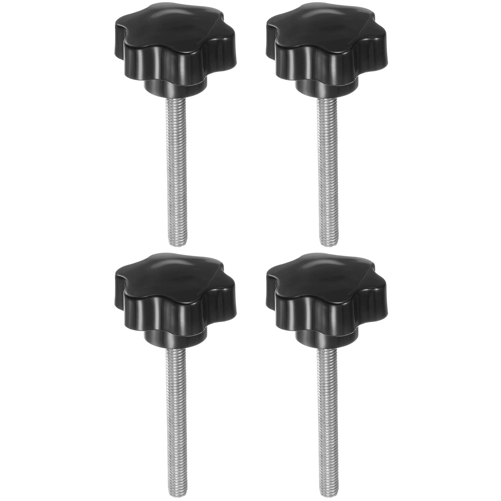 Uxcell 4 Pieces Star Knobs M8 x 70mm 304 Stainless Steel Threaded Stud ...