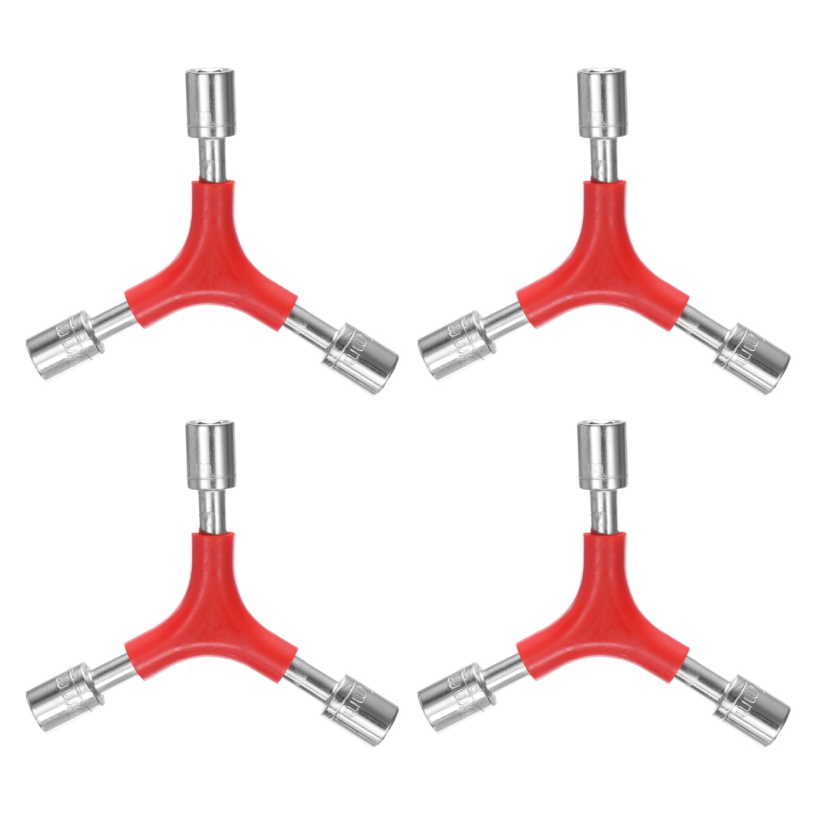 Uxcell 4 Pieces Y-Shaped 3 Way Wrench 8mm 9mm 10mm Y-Type Inner Hexagon ...