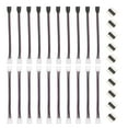 Uxcell 4 Pin 10mm RGB LED Connector Kit Solderless Strip to Strip ...