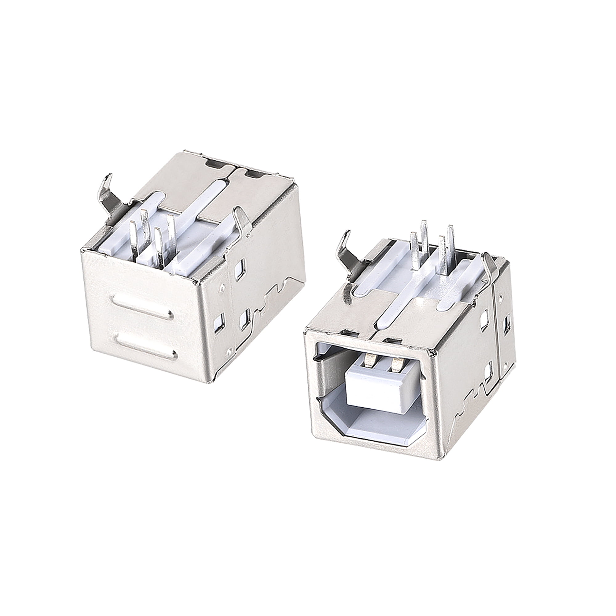 Uxcell 4-Pin DIP 90 Degree Right Angle 2.0 Type B Female PCB USB Port ...