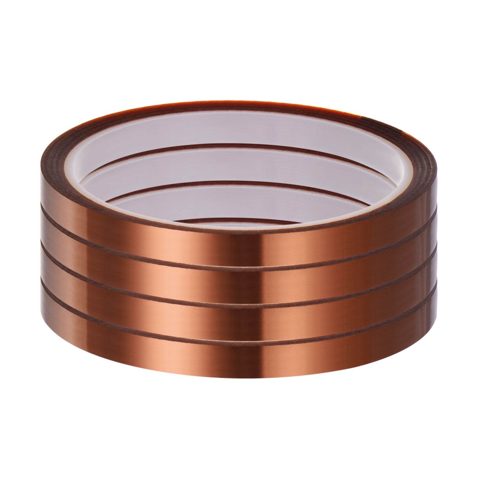 Uxcell 4 Rolls Heat Tape High Temperature Heat Resistant Tape 8mmx33m ...