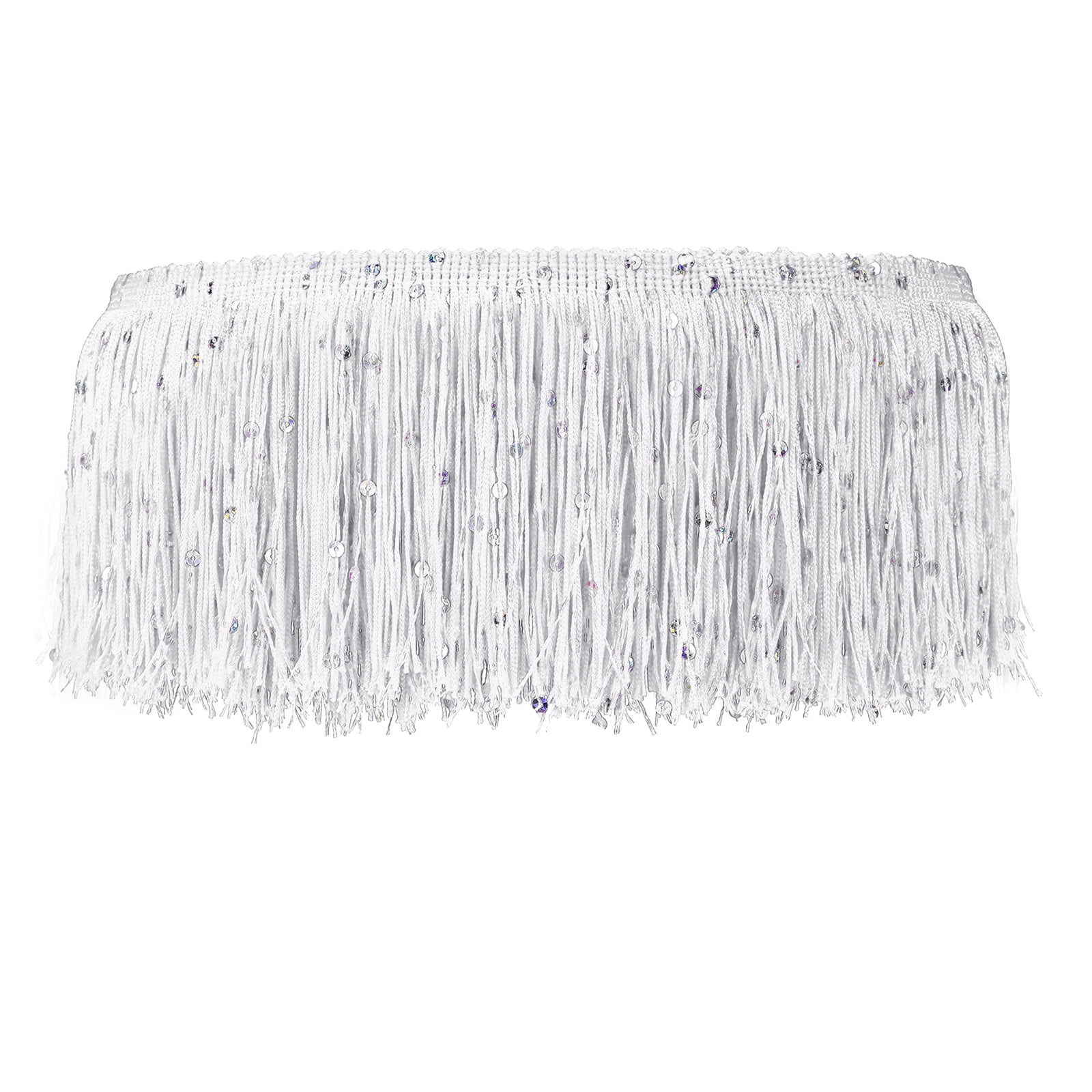 Uxcell Sequin Chainette Fringe Trim Tassel Sewing Trim Fringes for ...