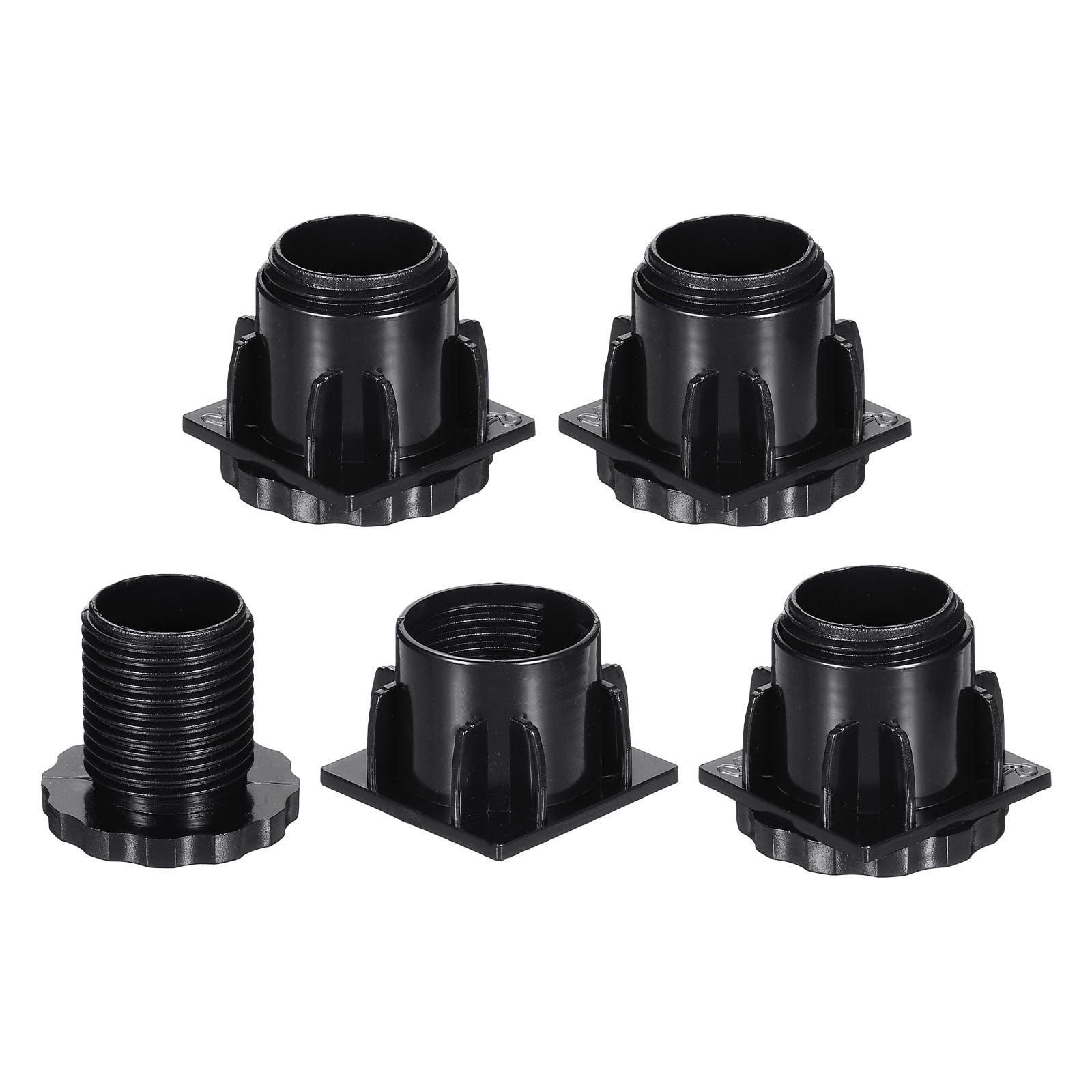Uxcell 4 Set Leveling Feet, 38x38mm Plastic Square Adjustable Furniture ...