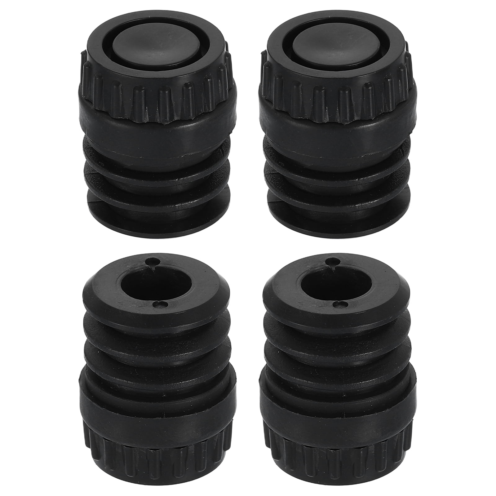 Uxcell 4 Set Leveling Feet, M8x25mm Plastic Adjustable Furniture Leg ...