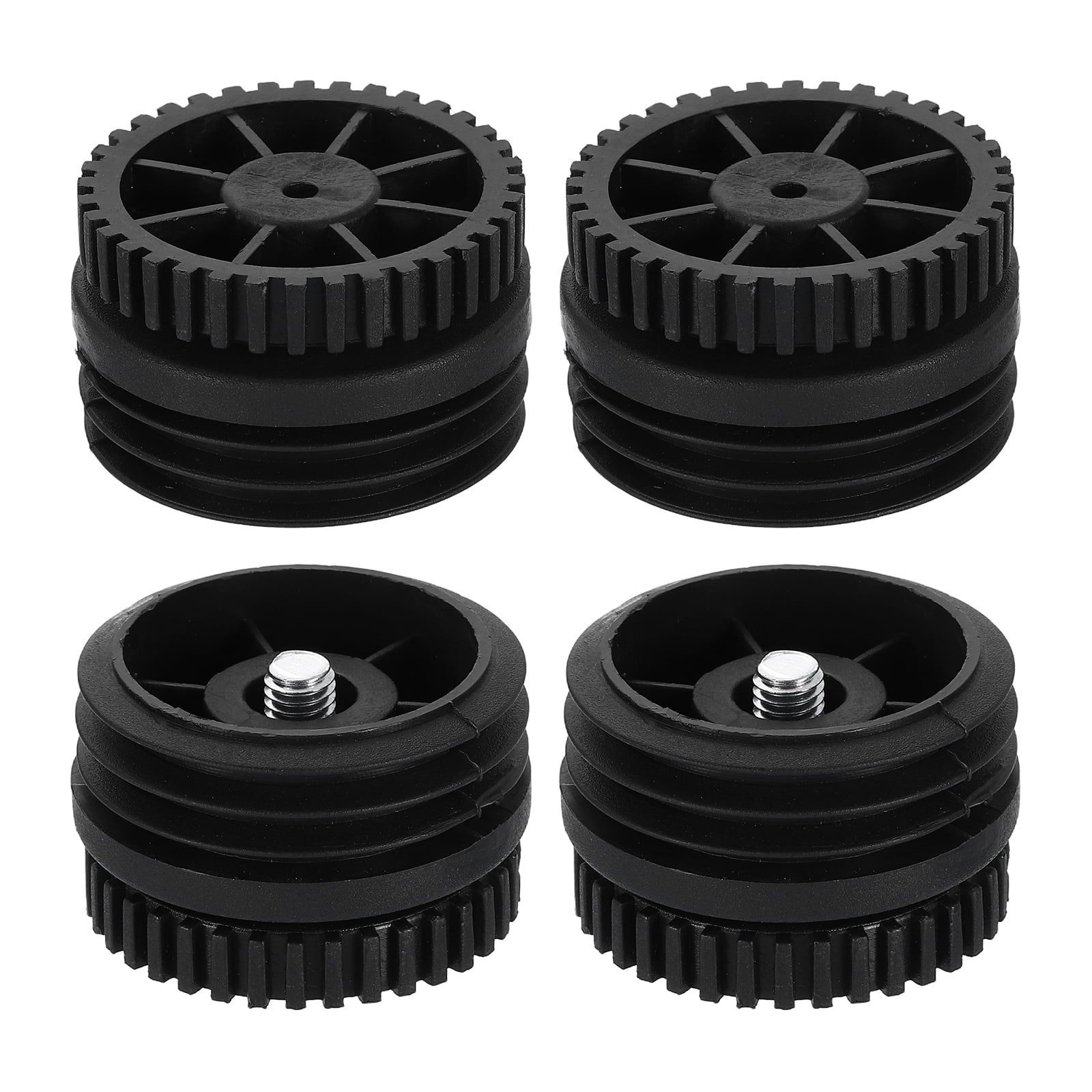 Uxcell 4 Set Leveling Feet, M8x50mm Plastic Adjustable Furniture Leg ...