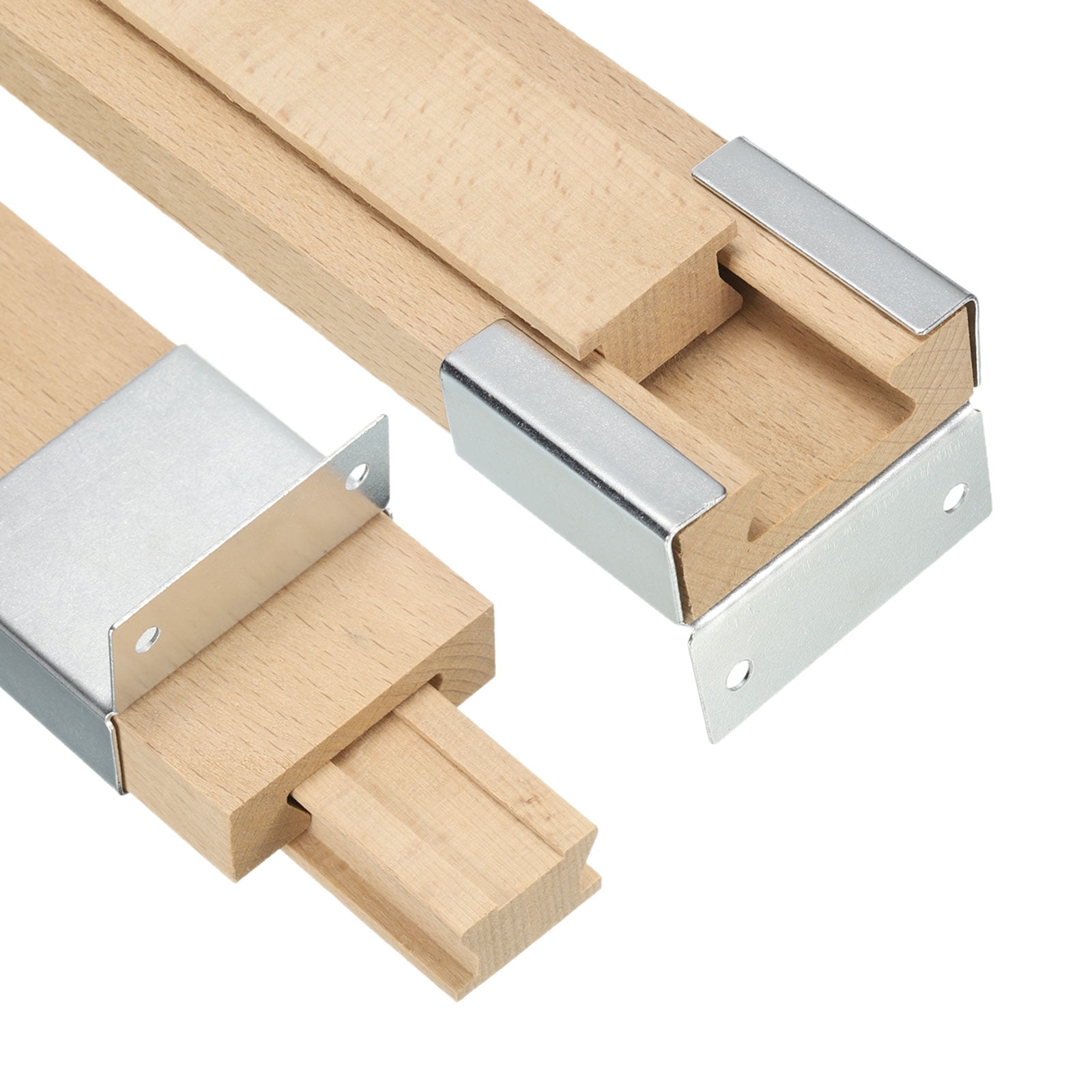 Uxcell 4 Set Wooden Drawer Slides, 19-3/4 (50 CM) Classic Wood Center ...