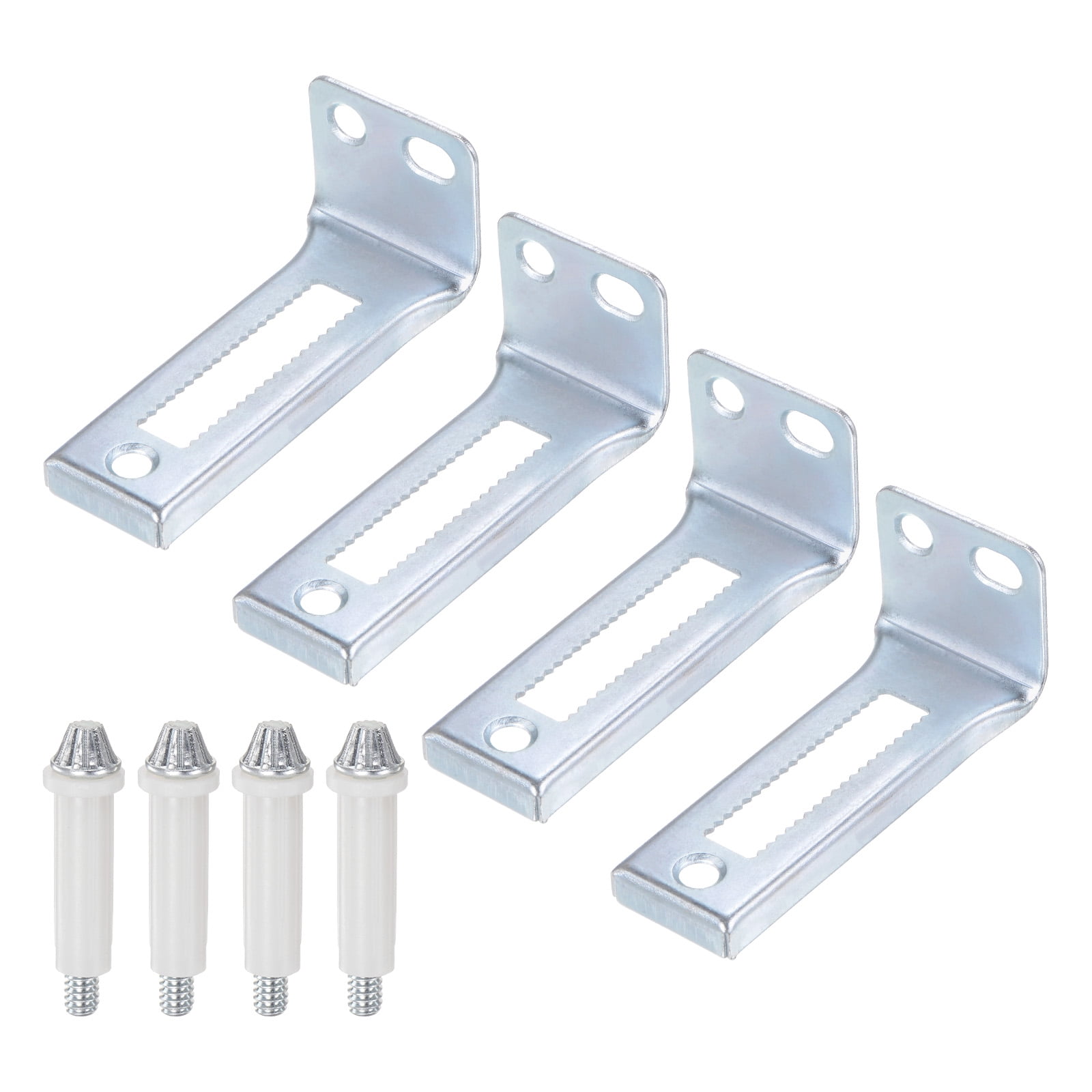Uxcell 4 Sets Bifold Door Hardware Bottom Pivot with Support Metal ...