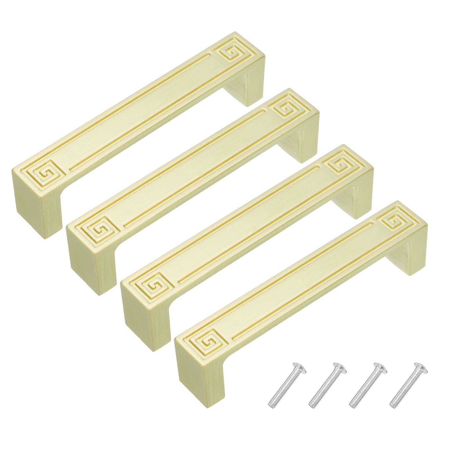 Uxcell 4 Sets Chinese Hollow Drawer Pulls Double Hole for Dresser ...